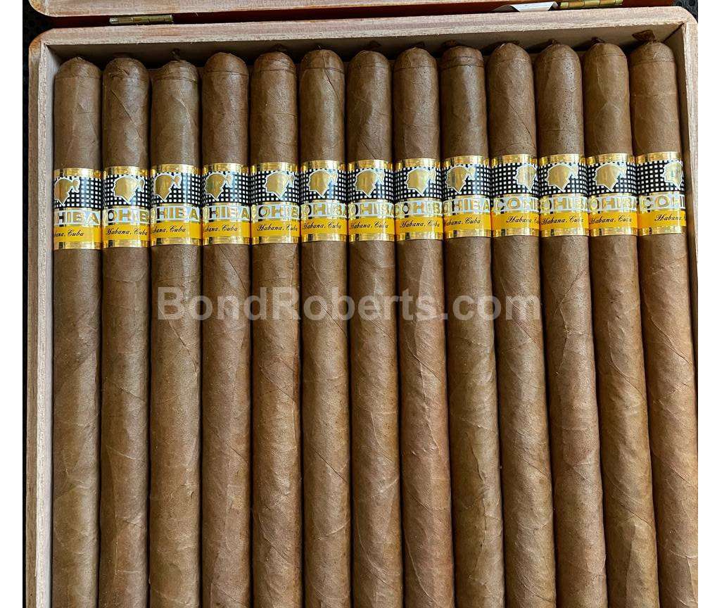 Cohiba Lanceros 2021 Varnished Boîte Nature Box of 25 cigars 9100