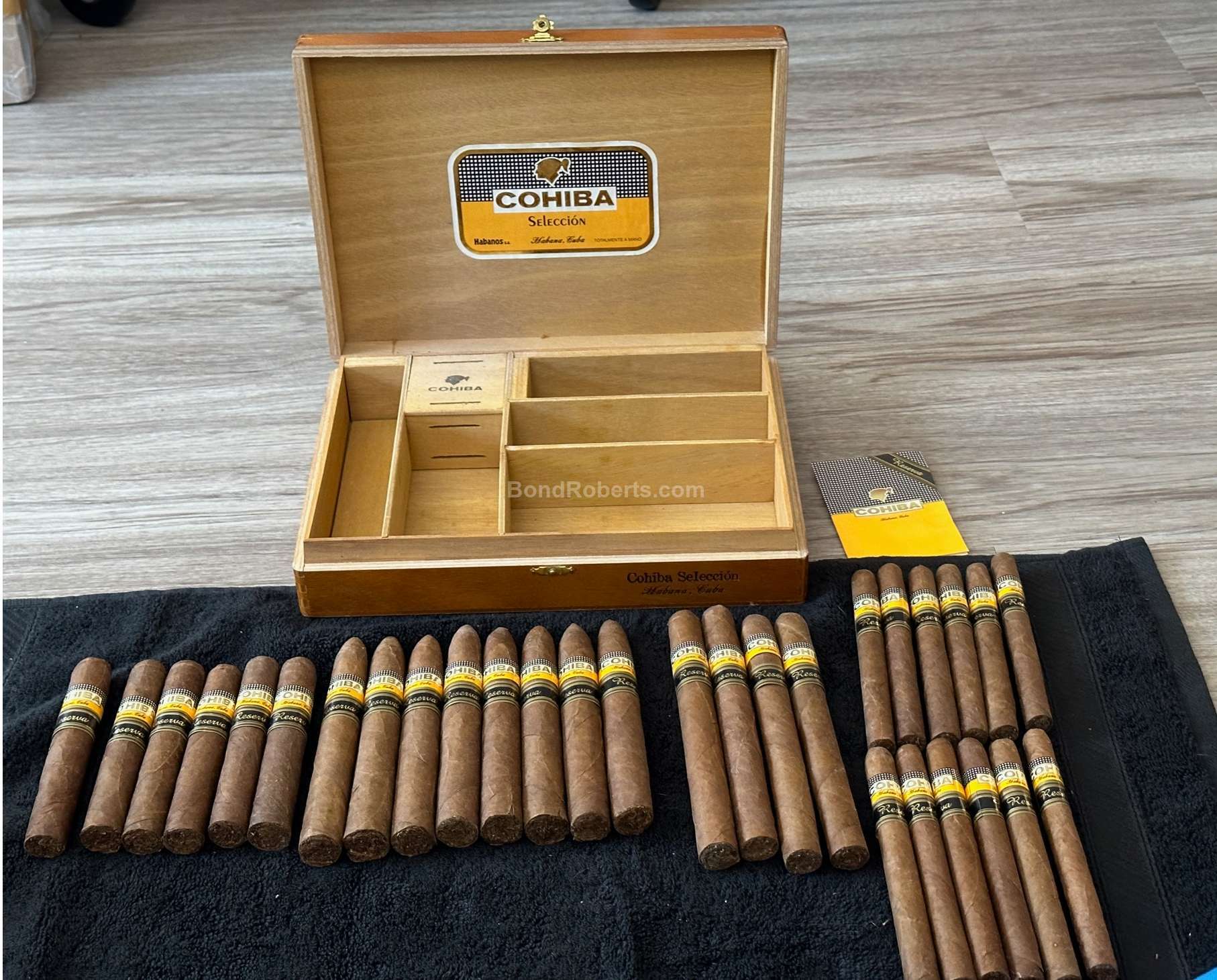 Cohiba Reserve Series 2003 Reserva Selección 2003 Varnished Boîte ...