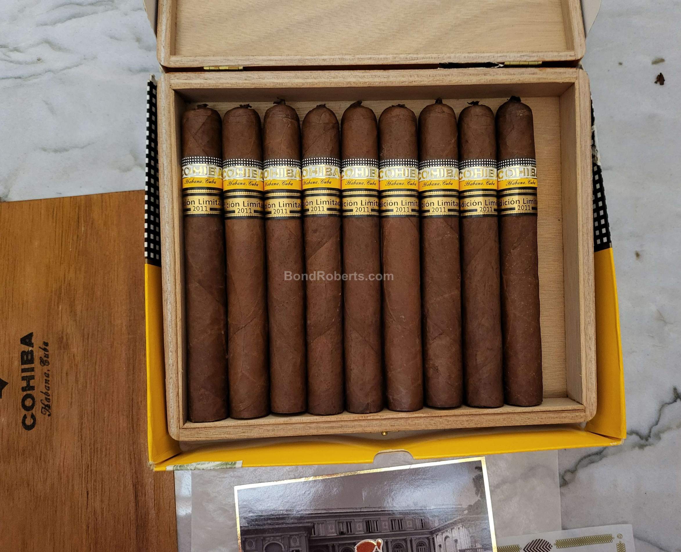 Cohiba Cohiba 1966 Edición Limitada 2011 Varnished Boîte Nature Box of ...
