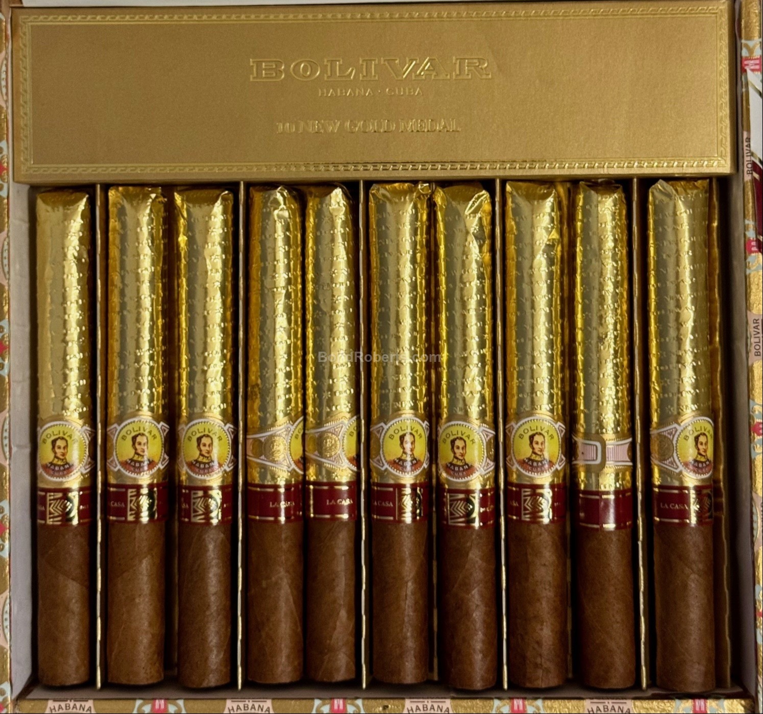 Bolívar New Gold Medal LCDH Exclusivo 2025 Dress box of 10 cigars in ...