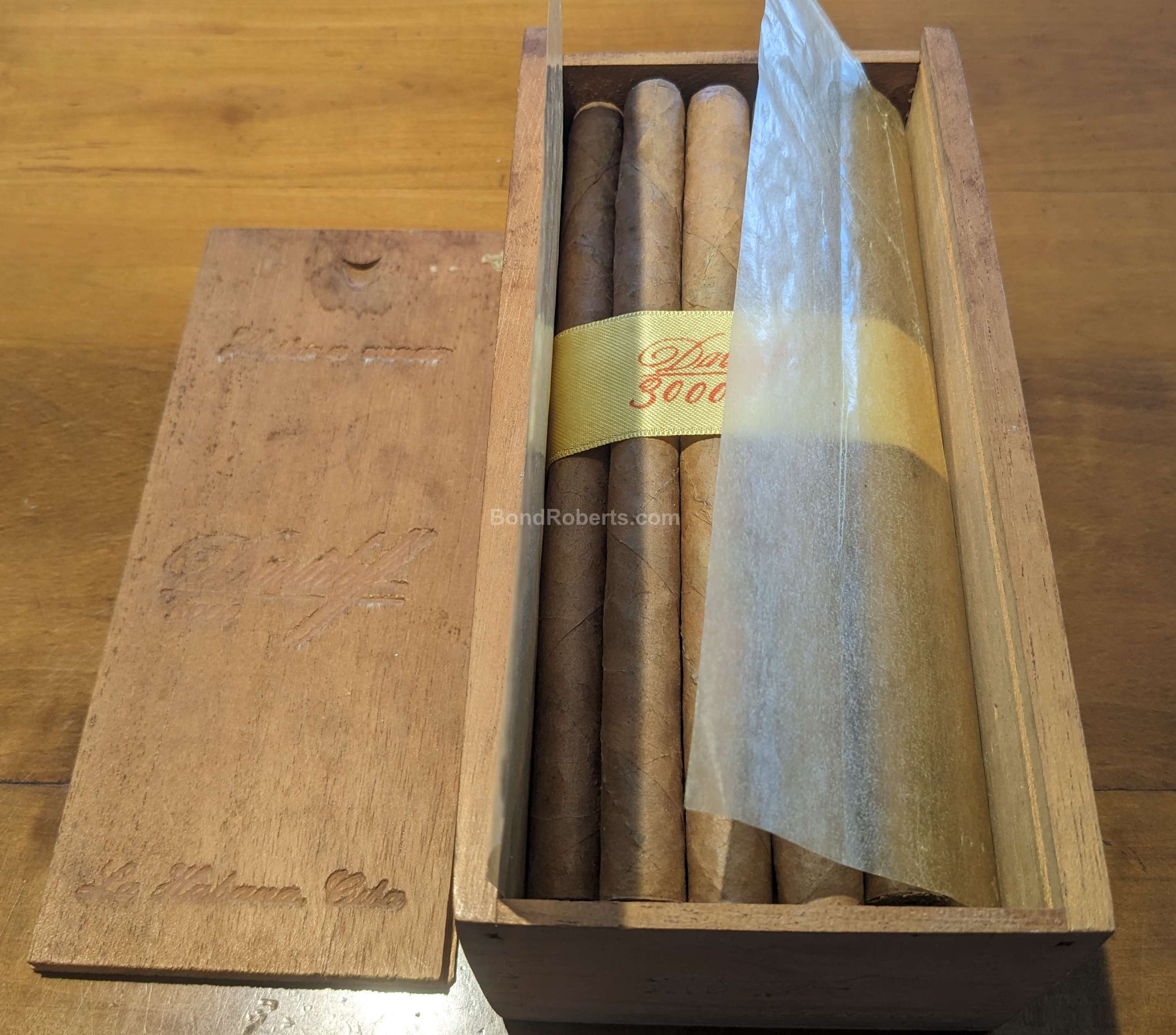 Davidoff 3000 1980 Slide Lid Box of 25 cigars 25003
