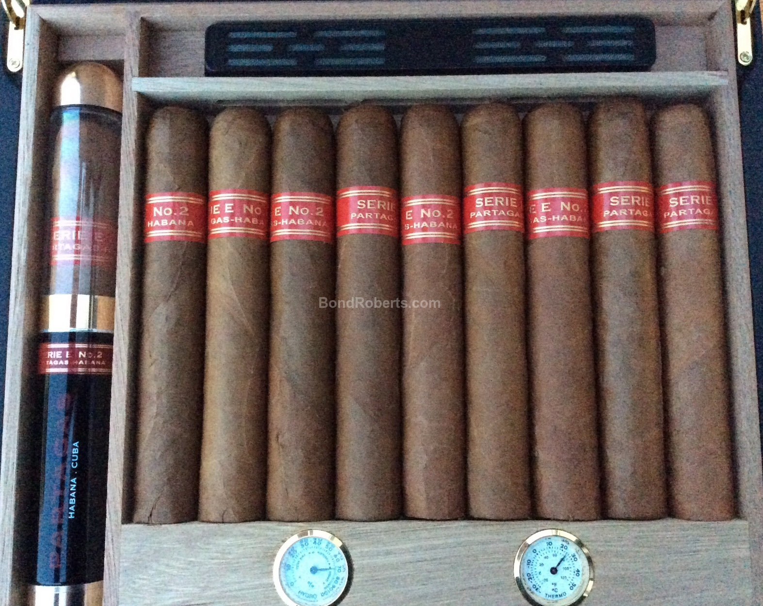 Partagás Serie E No 2 Travel Humidor 2016 Leather-bound Travel Humidor ...