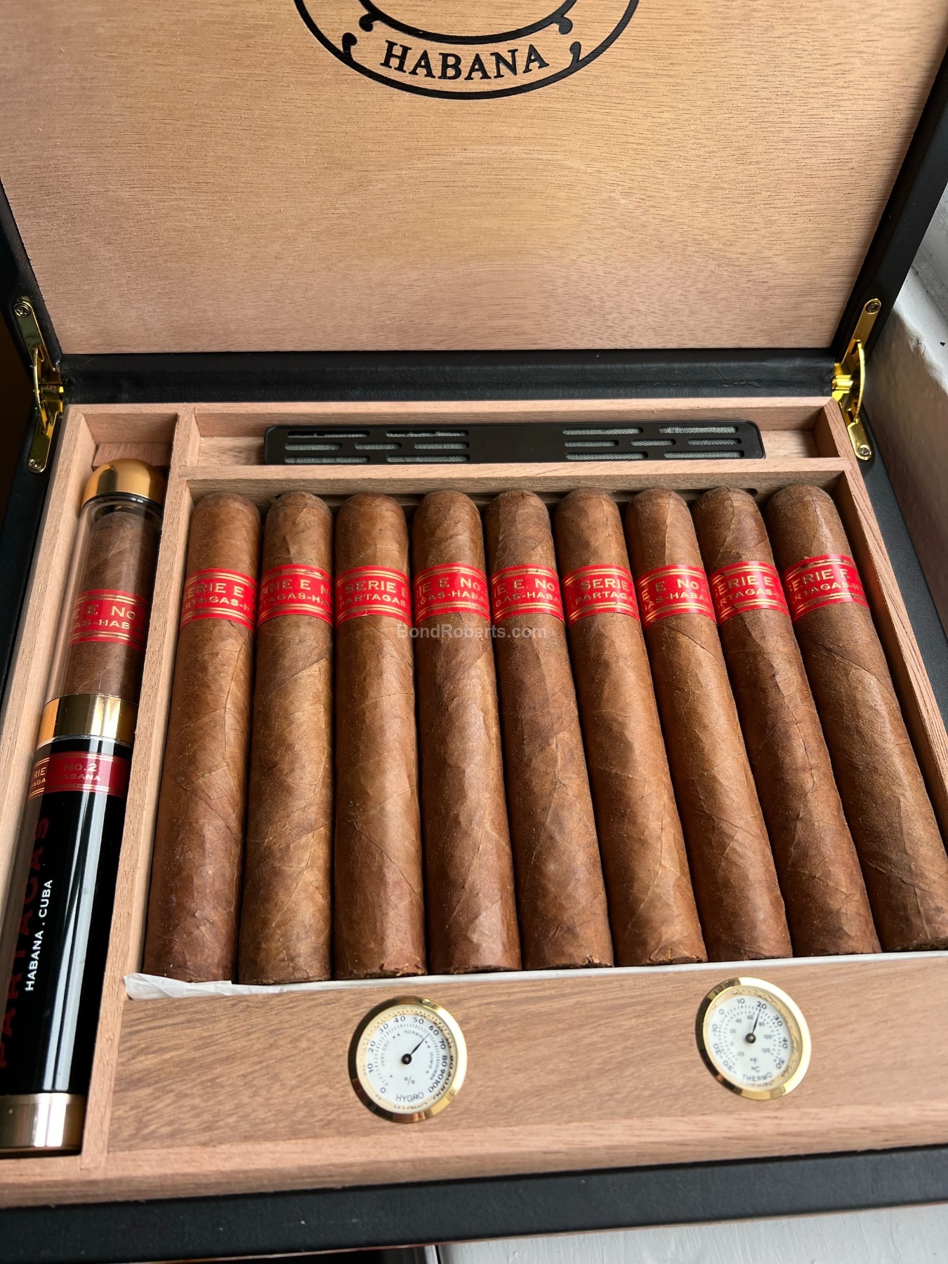 Partagás Serie E No 2 Travel Humidor 2016 Leather-bound Travel Humidor ...