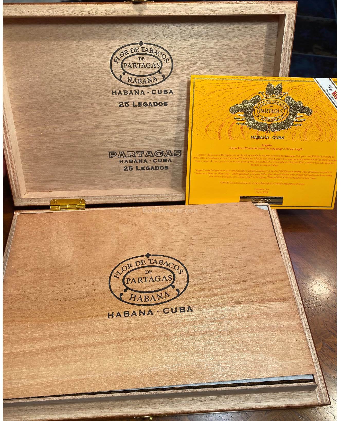 Partagás Legado Edición Limitada 2021 Luxury box of 25 cigars 10500