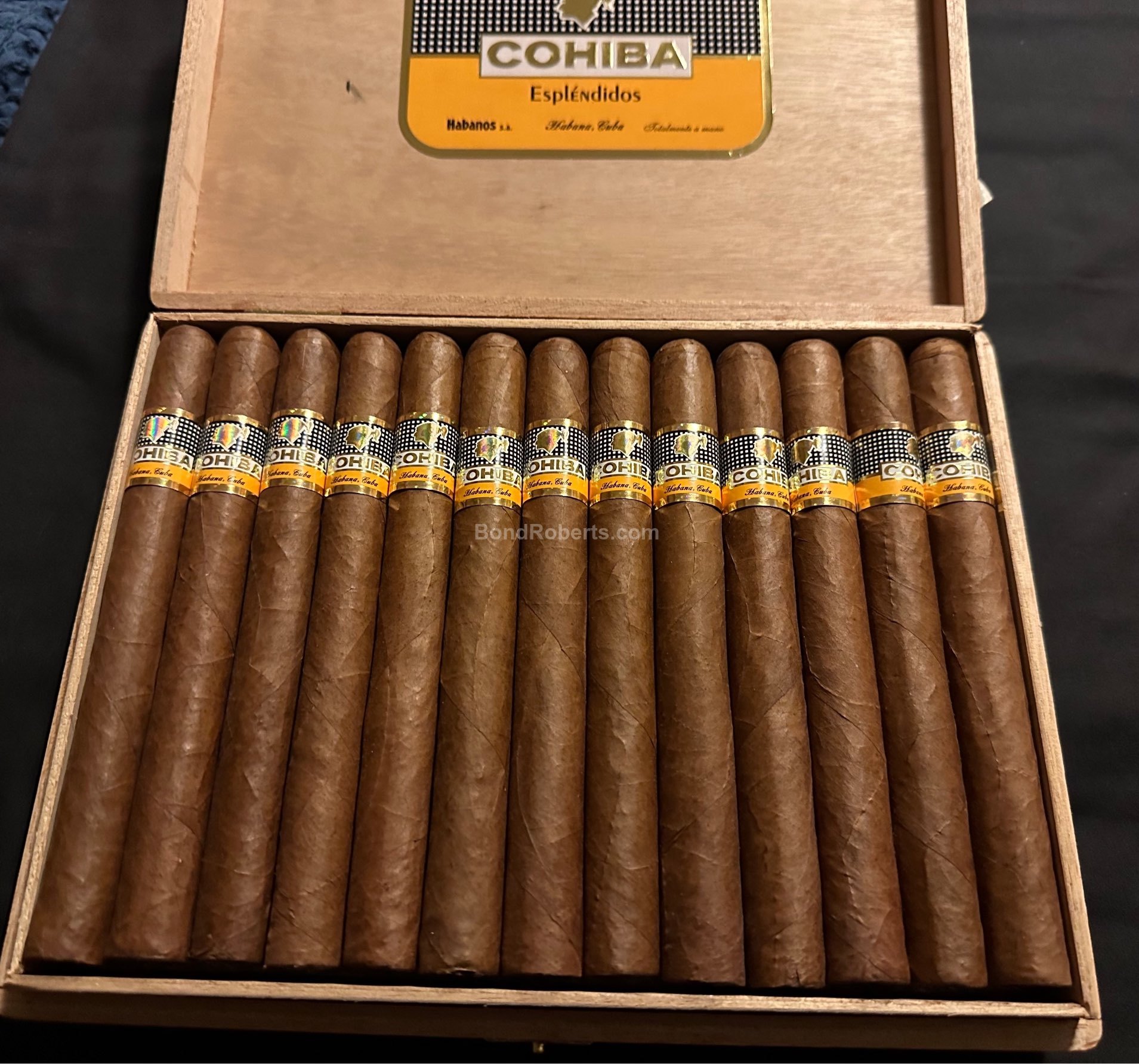 Cohiba Espléndidos 2014 Varnished Boîte Nature Box of 25 cigars 14736