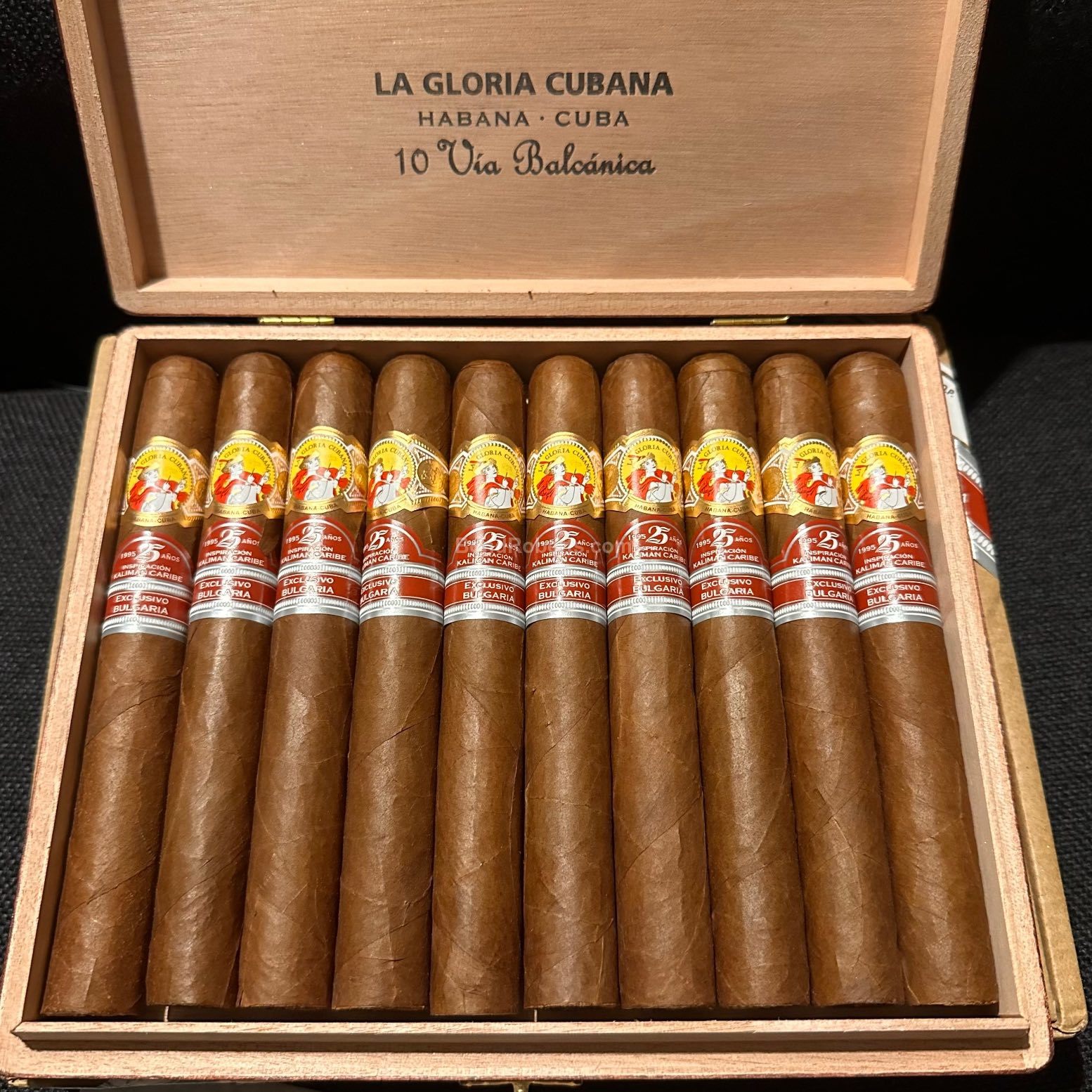 La Gloria Cubana Via Balcanica Edición Regional Bulgaria 2022 Numbered ...