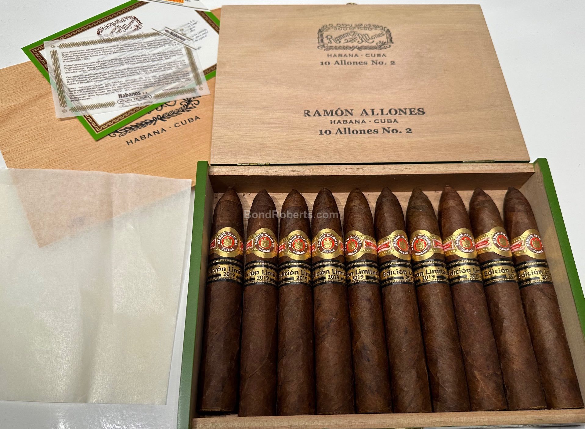 Ramón Allones Allones No. 2 Edición Limitada 2020 Luxury box of 10 ...
