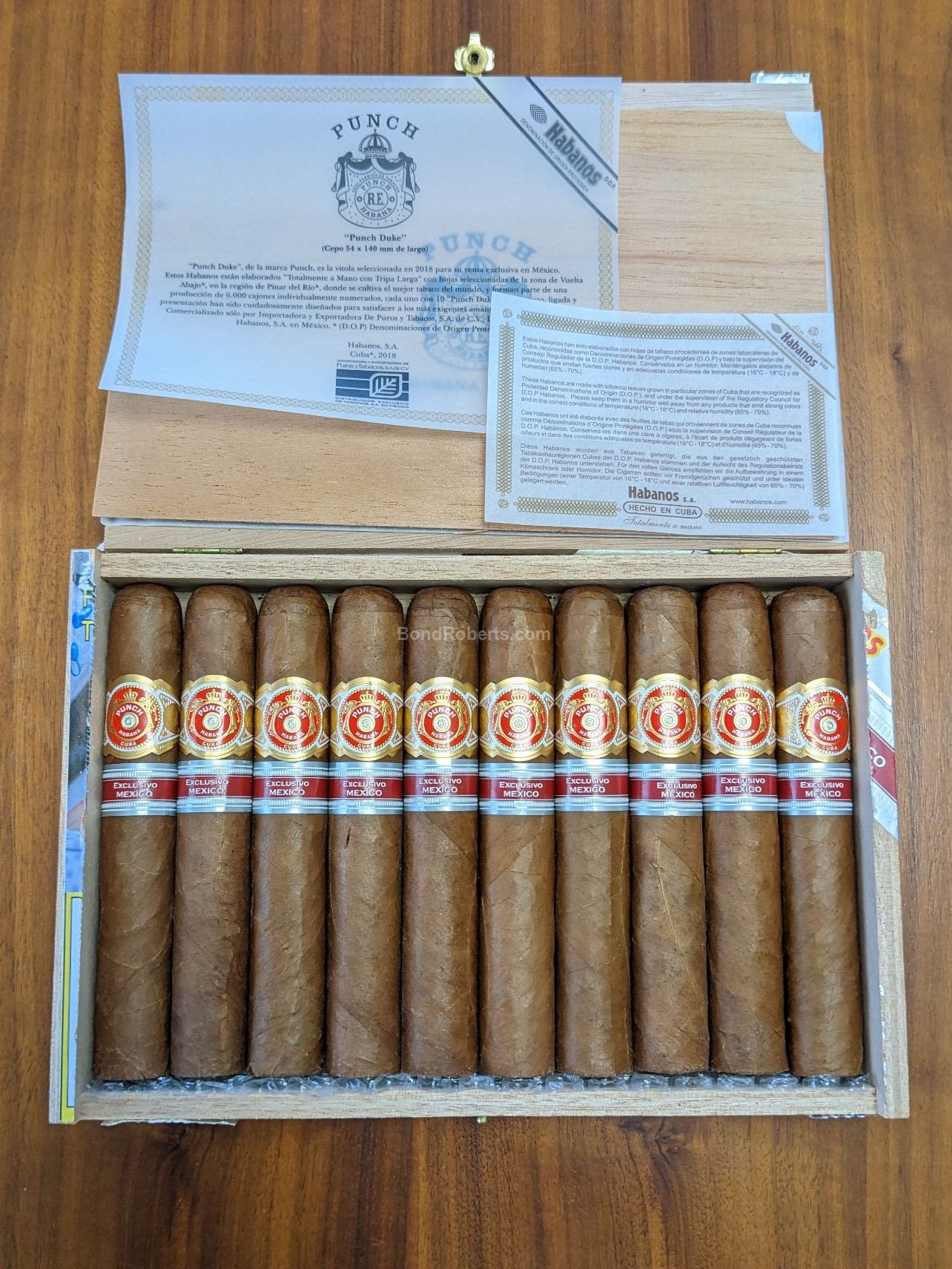 Punch Duke Edición Regional México 2019 Numbered semi boîte nature box ...