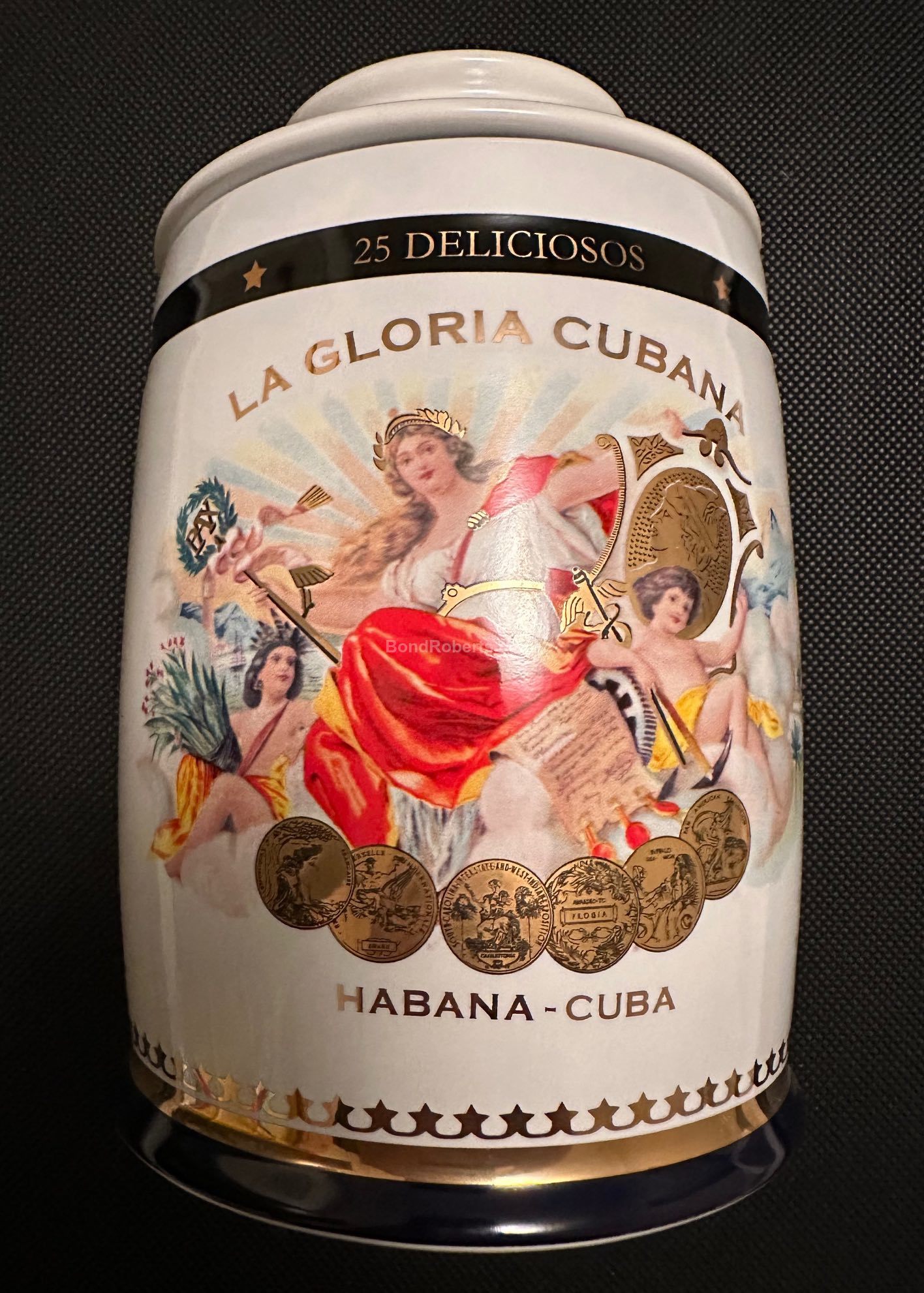 La Gloria Cubana Deliciosos Edición Regional Cuba 2009 Ceramic Jar of ...