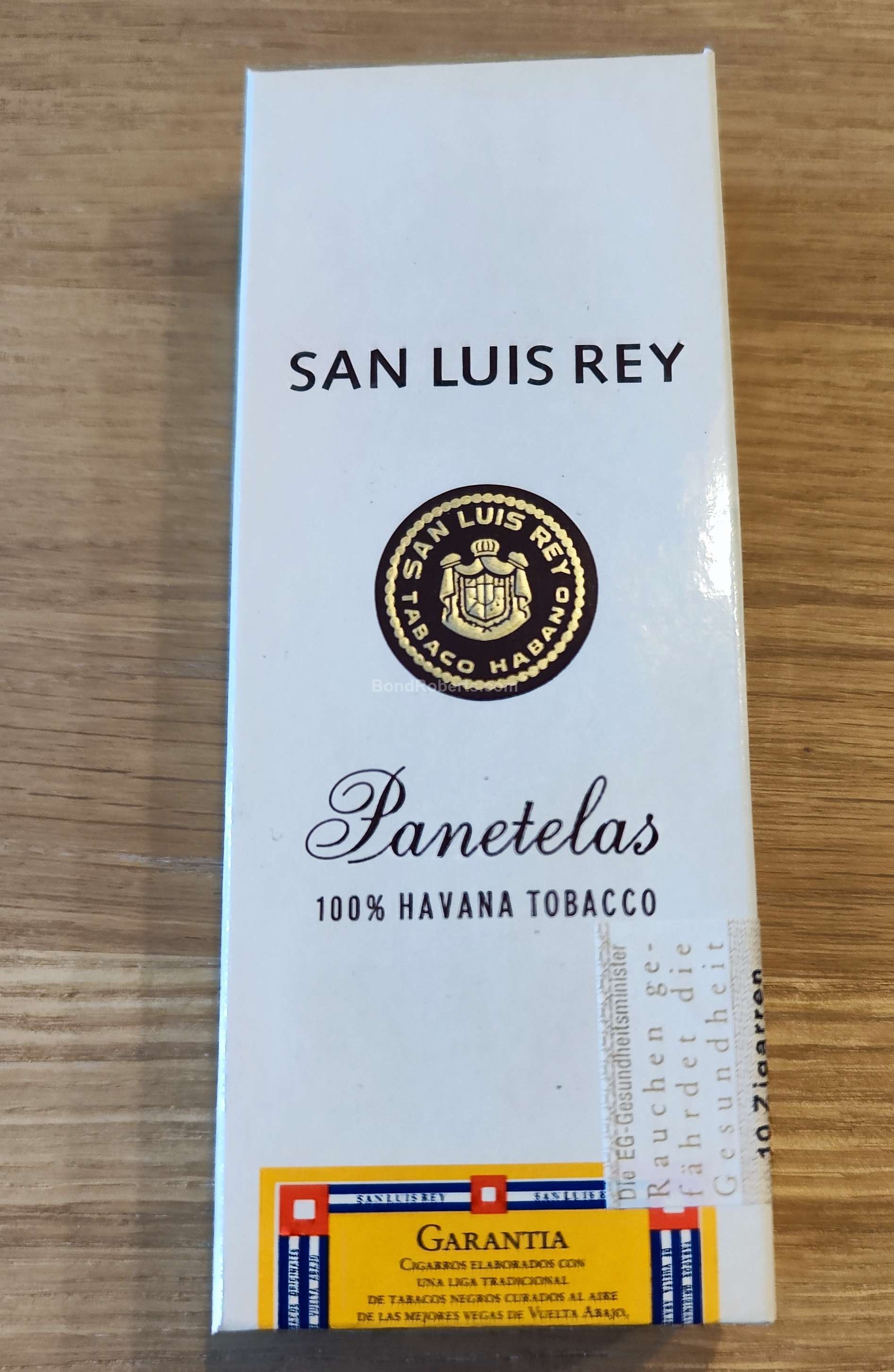 San Luis Rey Panetelas 1998 Cardboard box of 10 cigars 19136