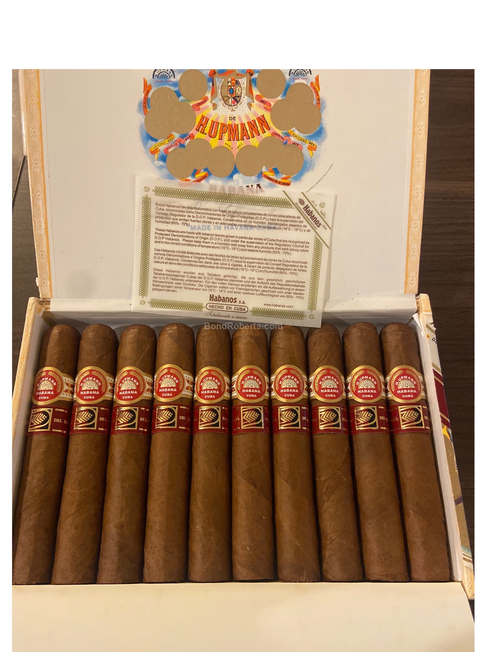 H. Upmann Royal Robusto LCDH Exclusivo 2013 Dress Box of 10 cigars 15993