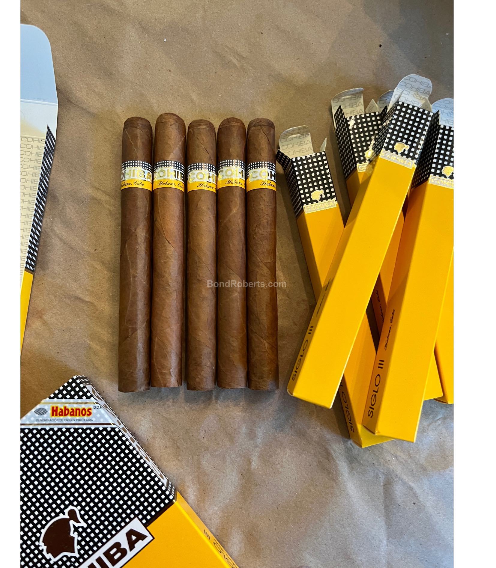 Cohiba Siglo III 2013 5 x Cardboard Pack of 5 cigars 18414