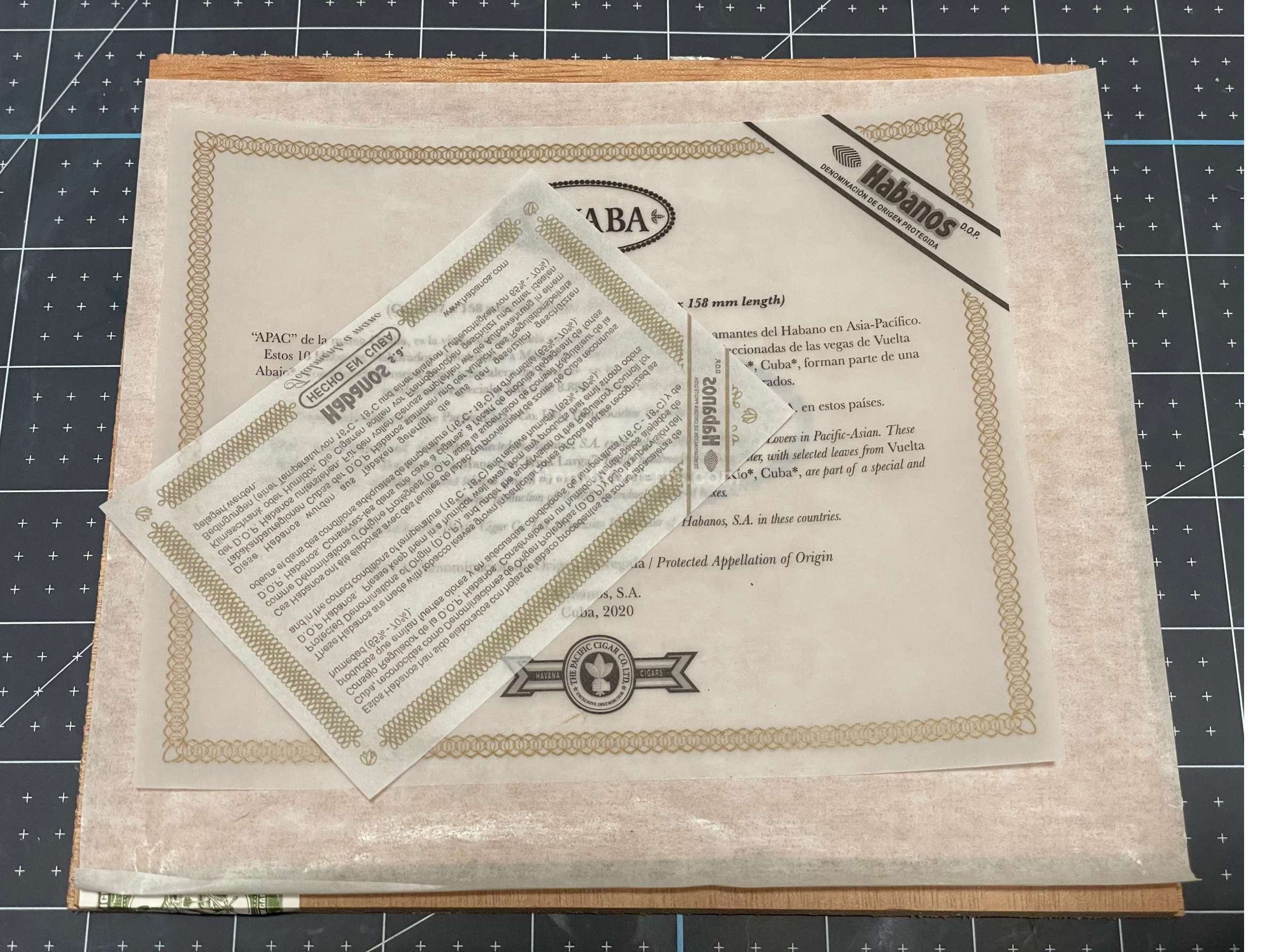 Cuaba APAC Edición Regional Asia Pacifico 2021 Numbered slide lid box ...