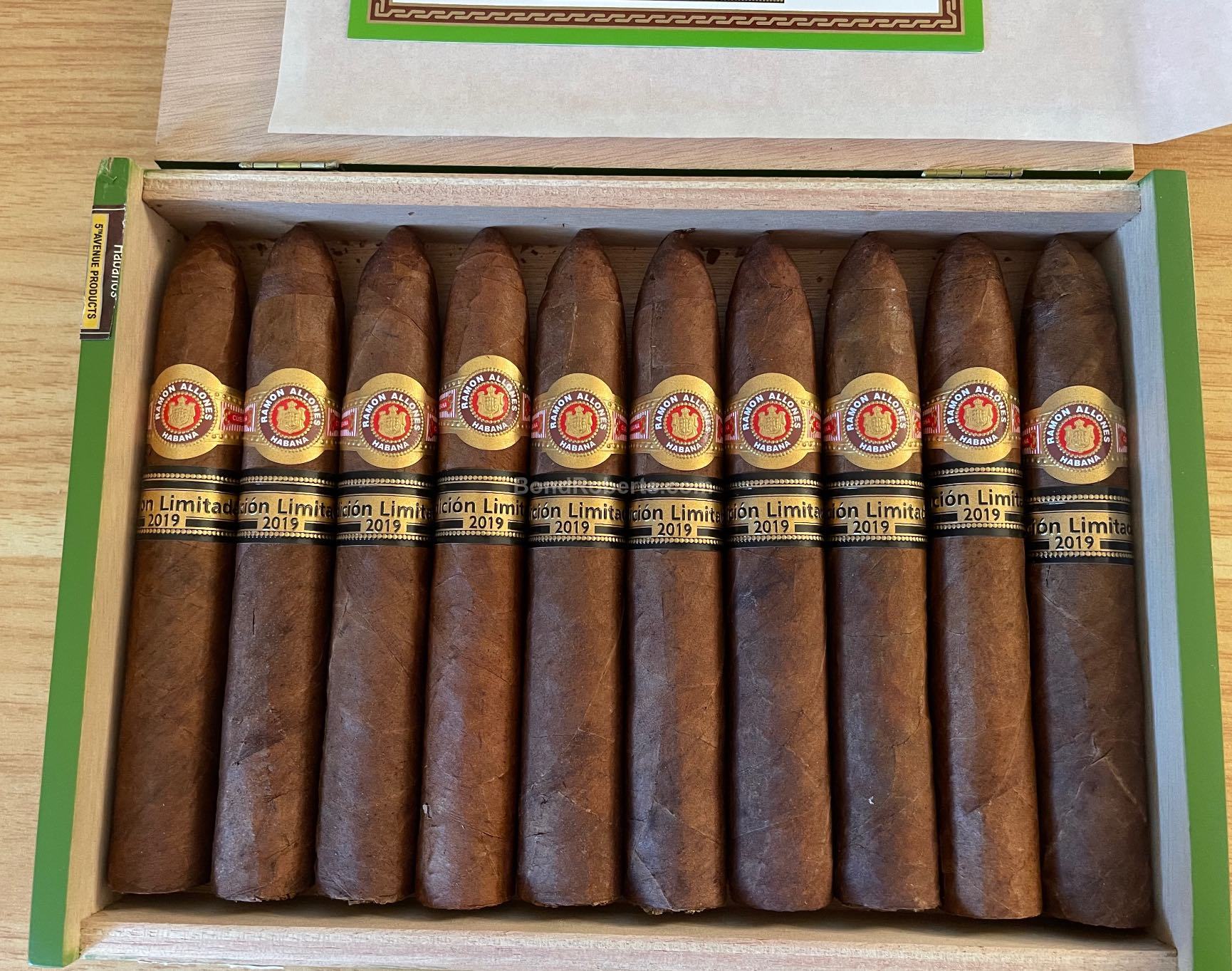 Ramón Allones Allones No. 2 Edición Limitada 2020 Luxury box of 10 ...