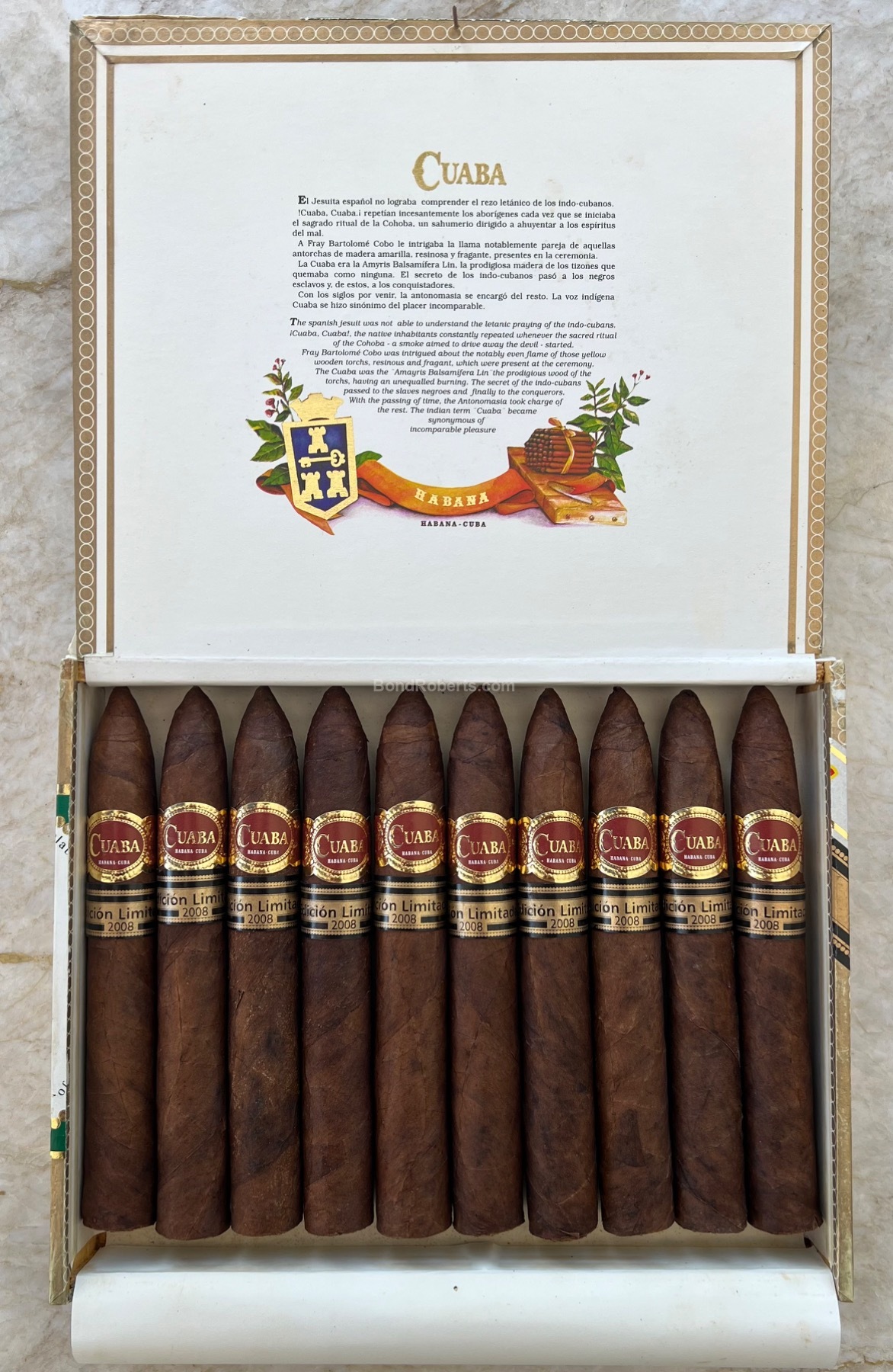 Cuaba Piramides Edición Limitada 2008 Dress Box of 10 cigars 43079