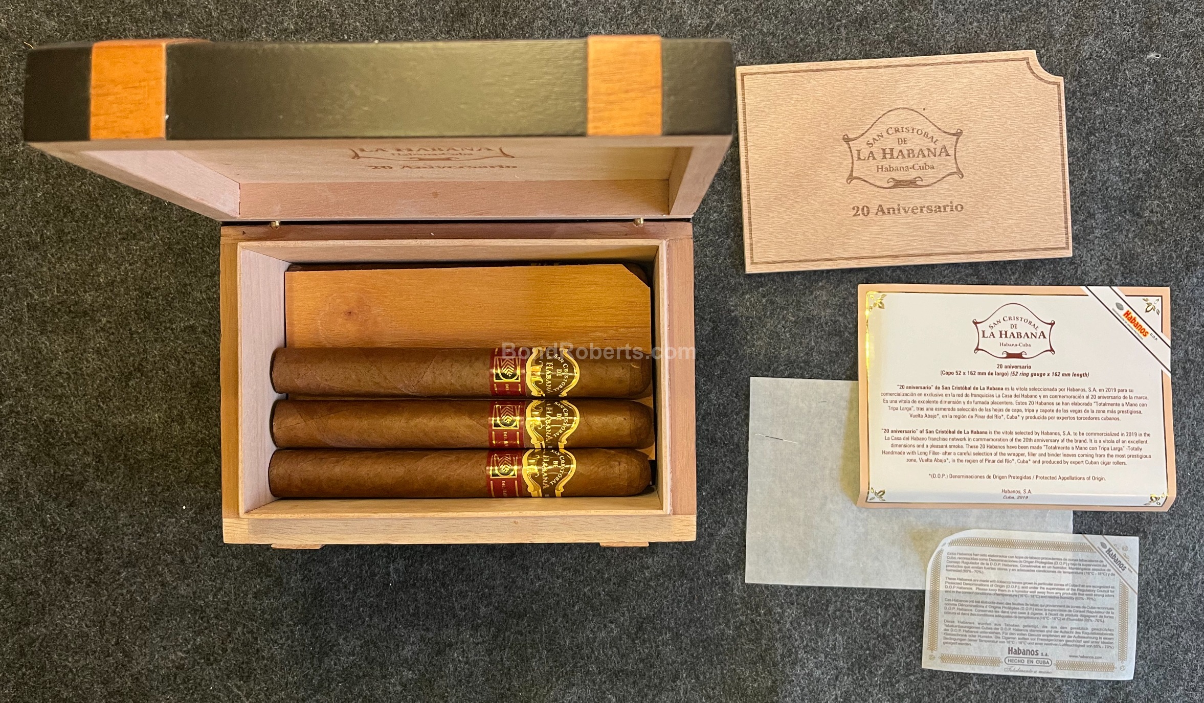San Cristóbal 20 Aniversario LCDH Exclusivo 2020 Humidor of 20 cigars 36723