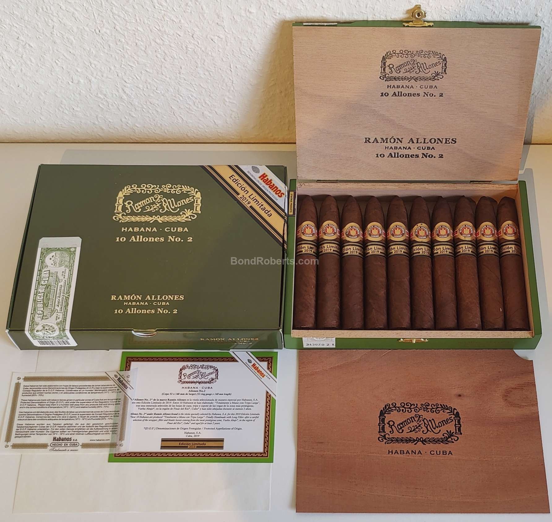 Ramón Allones Allones No. 2 Edición Limitada 2020 Luxury box of 10 ...