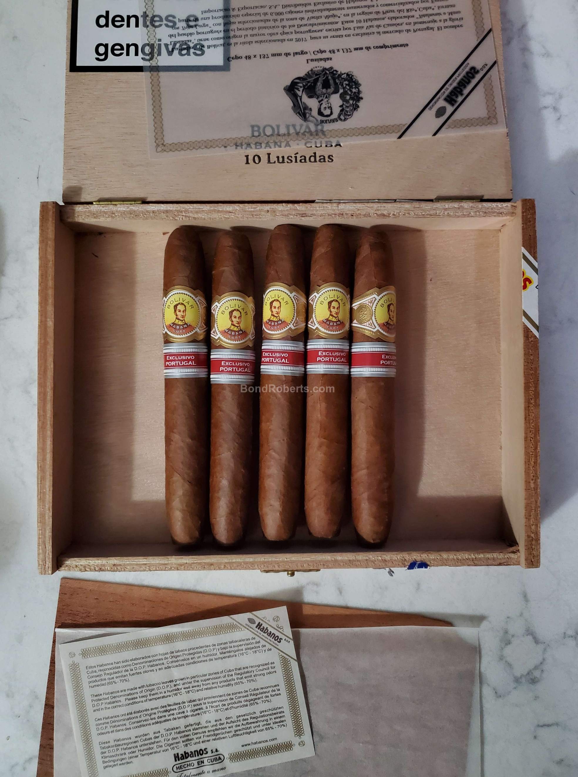 Bolívar Lusiadas Edición Regional Portugal 2017 Numbered semi boîte ...