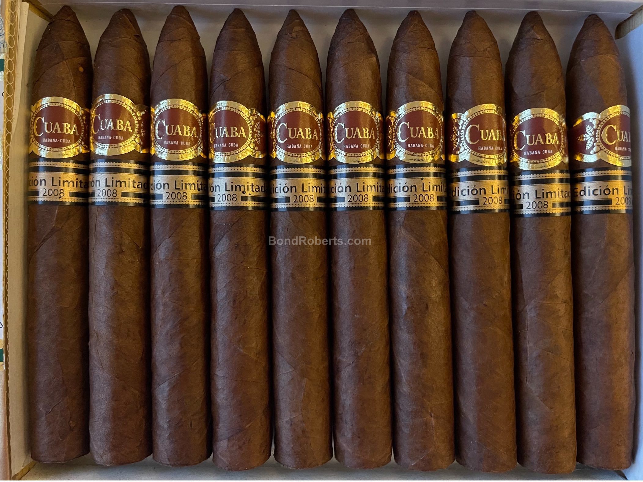 Cuaba Piramides Edición Limitada 2008 Dress Box of 10 cigars 5491
