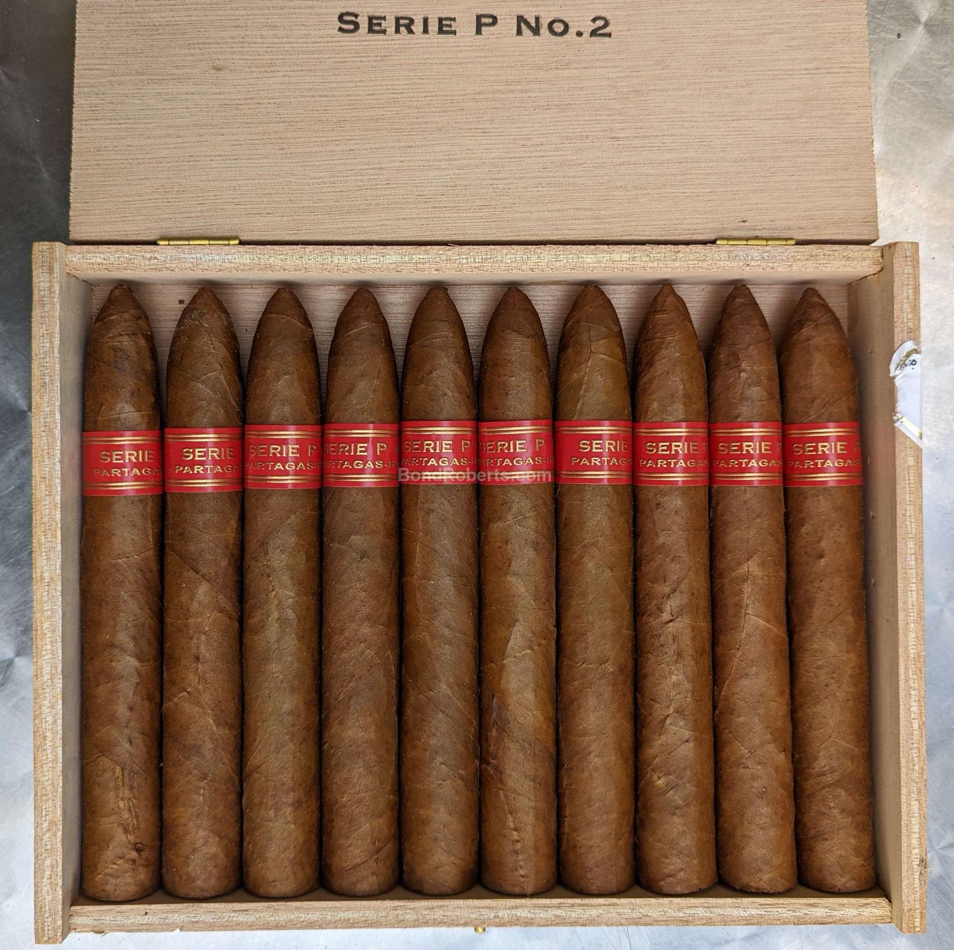 Partagás Serie P No.2 2018 Semi Boite Nature Box of 10 cigars 11731