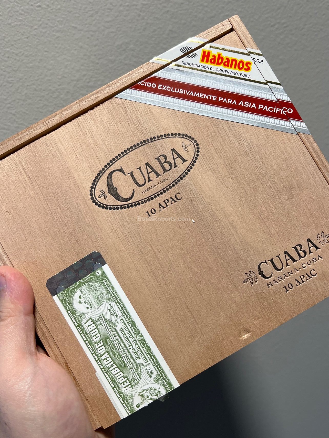 Cuaba APAC Edición Regional Asia Pacifico 2021 Numbered slide lid box ...