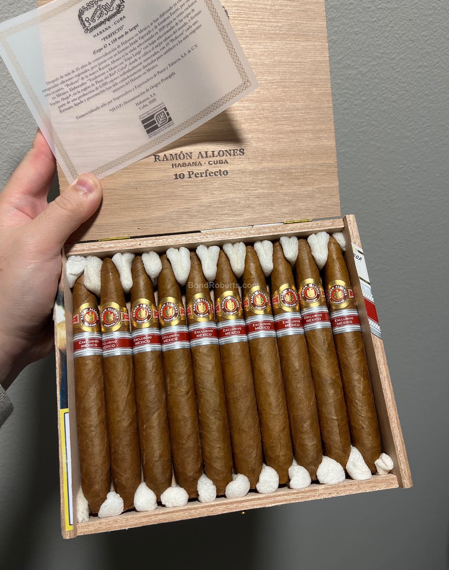 Ramón Allones Perfectos Edición Regional Mexico 2022 Semi boîte nature ...