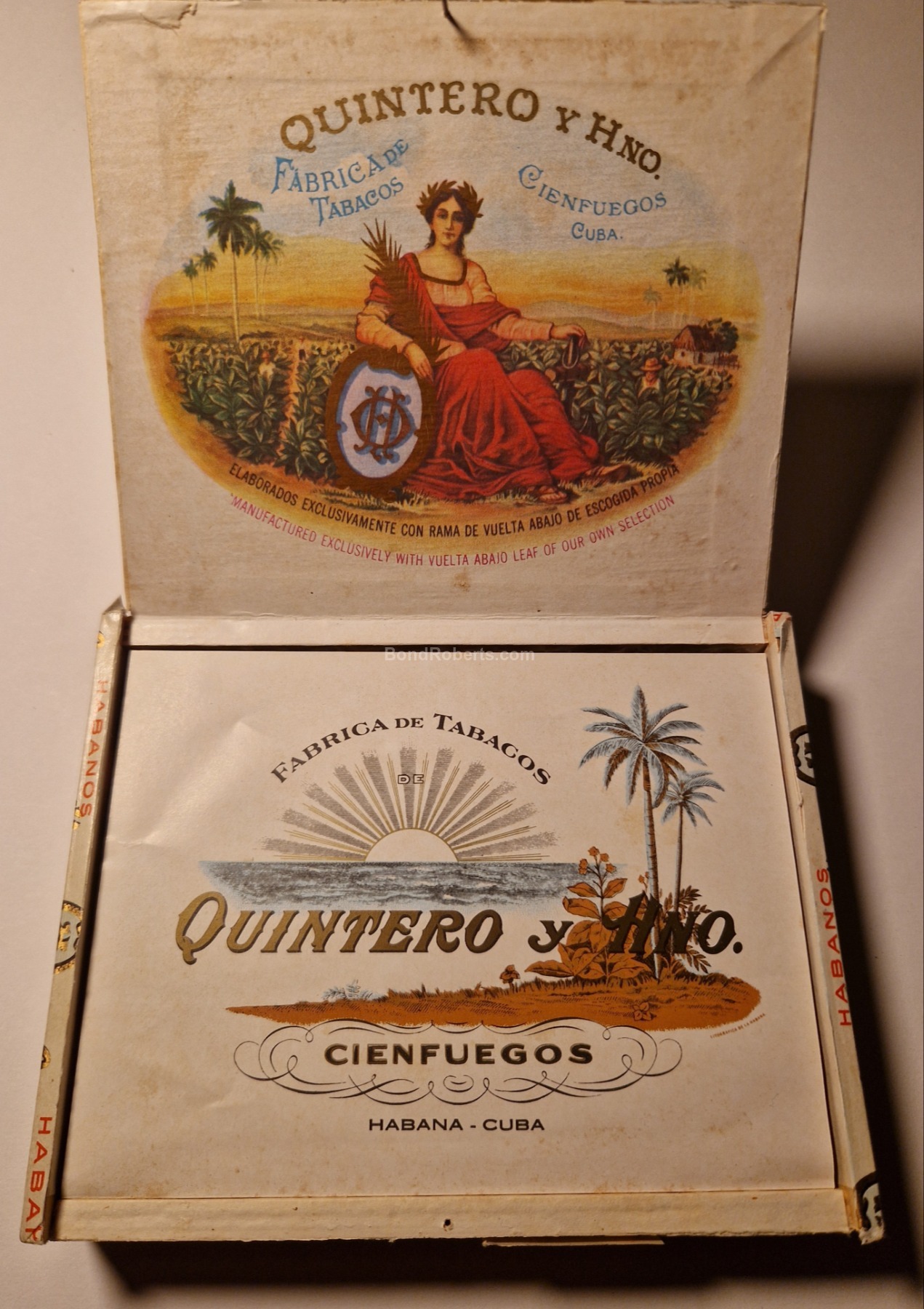 Quintero Puritos 1989 Dress Box of 25 cigars in cellophane 43171