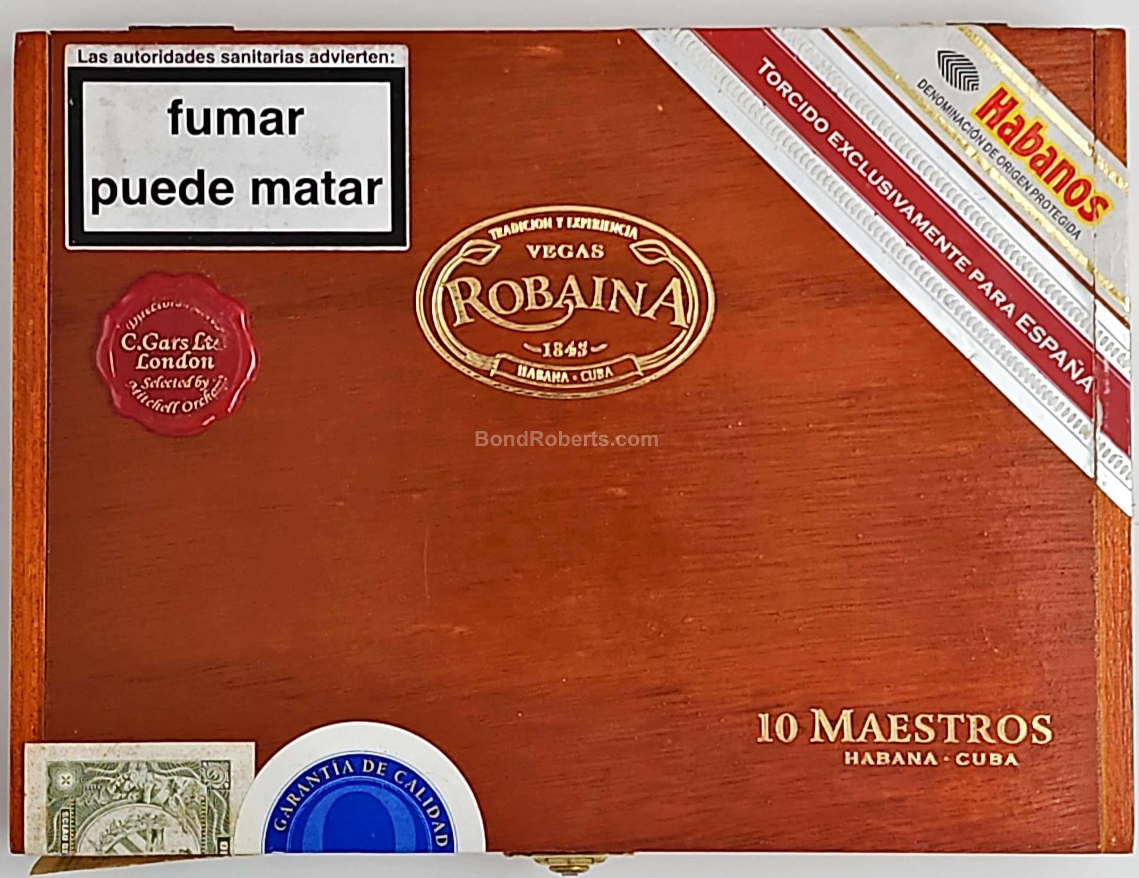 Vegas Robaina Maestros Edición Regional España 2007 Varnished Boîte ...