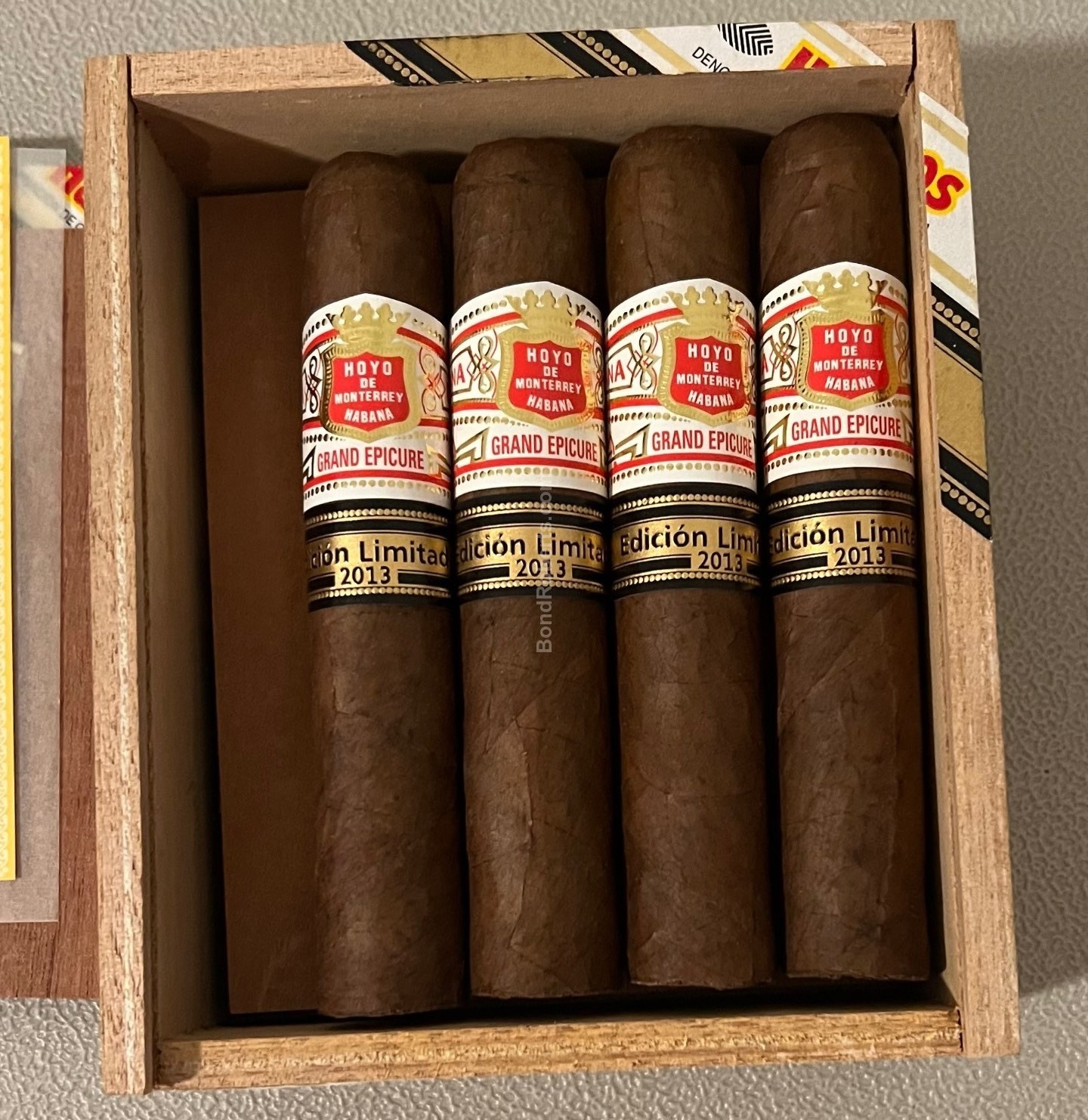 Hoyo de Monterrey Grand Epicure Edición Limitada 2013 Slide Lid Box of ...