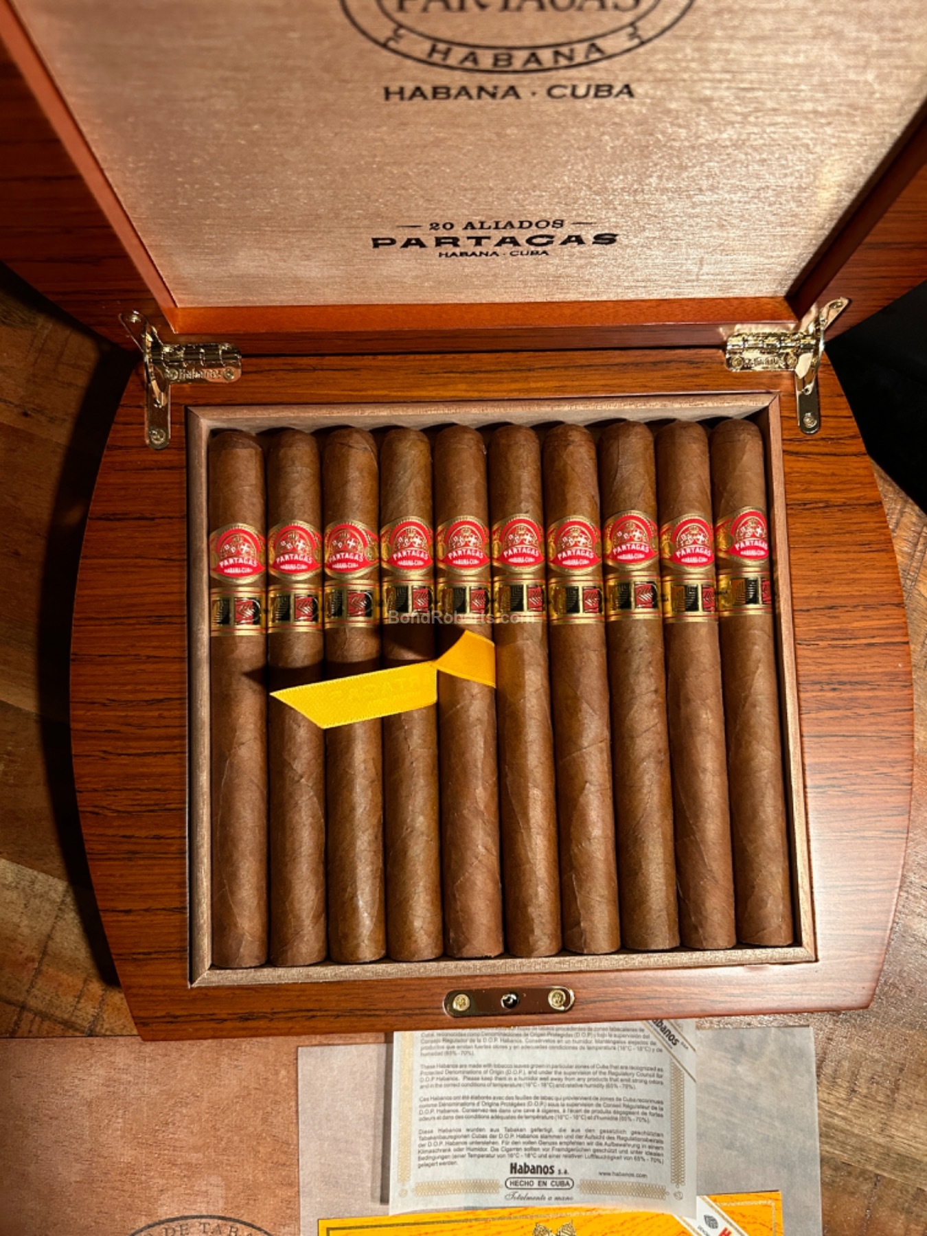 Partagás Aliados La Casa del Habano and Habanos Specialist Exclusive 2023 Luxury boîte nature ...