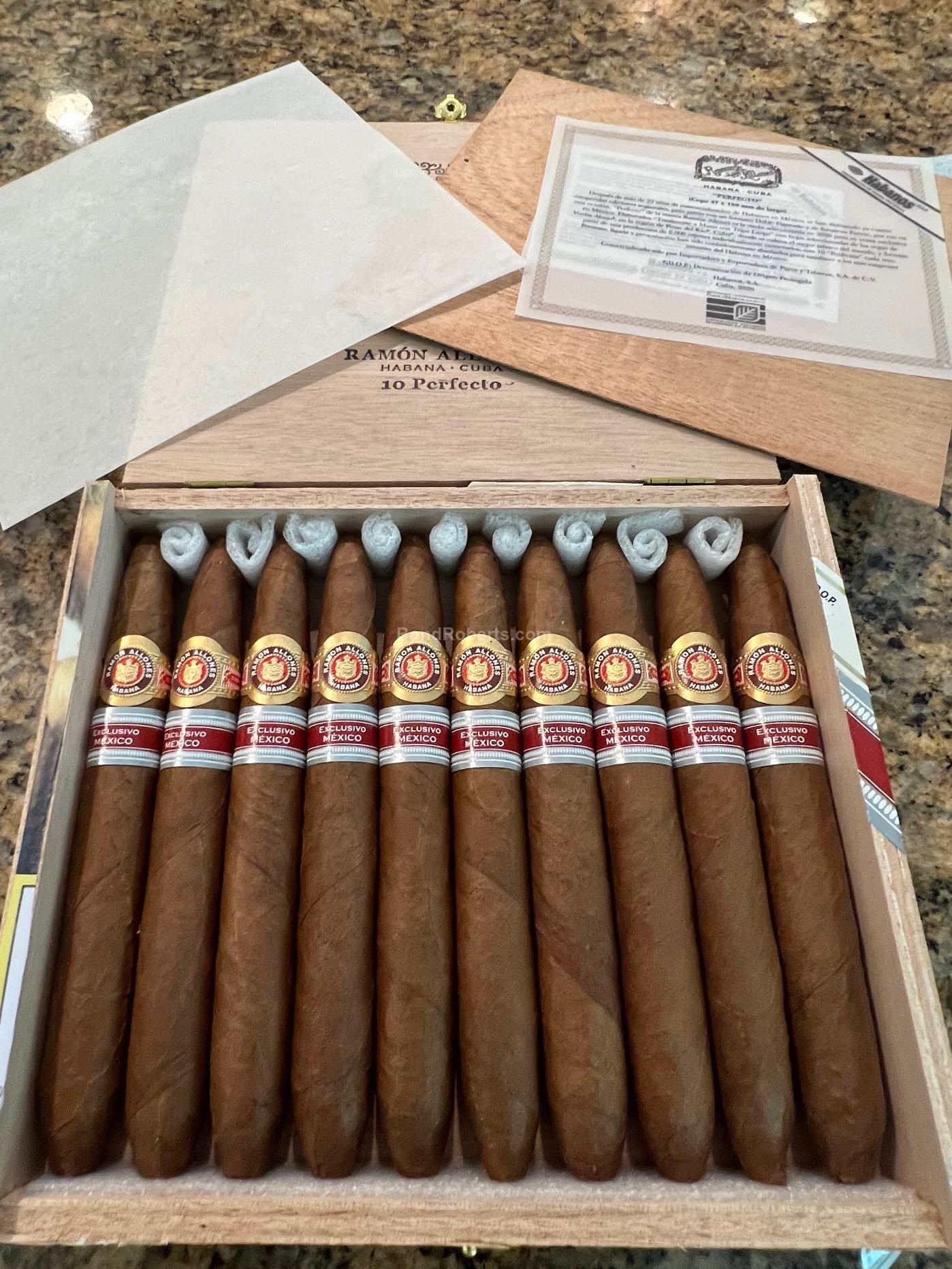 Ramón Allones Perfectos Edición Regional Mexico 2022 Numbered Semi ...