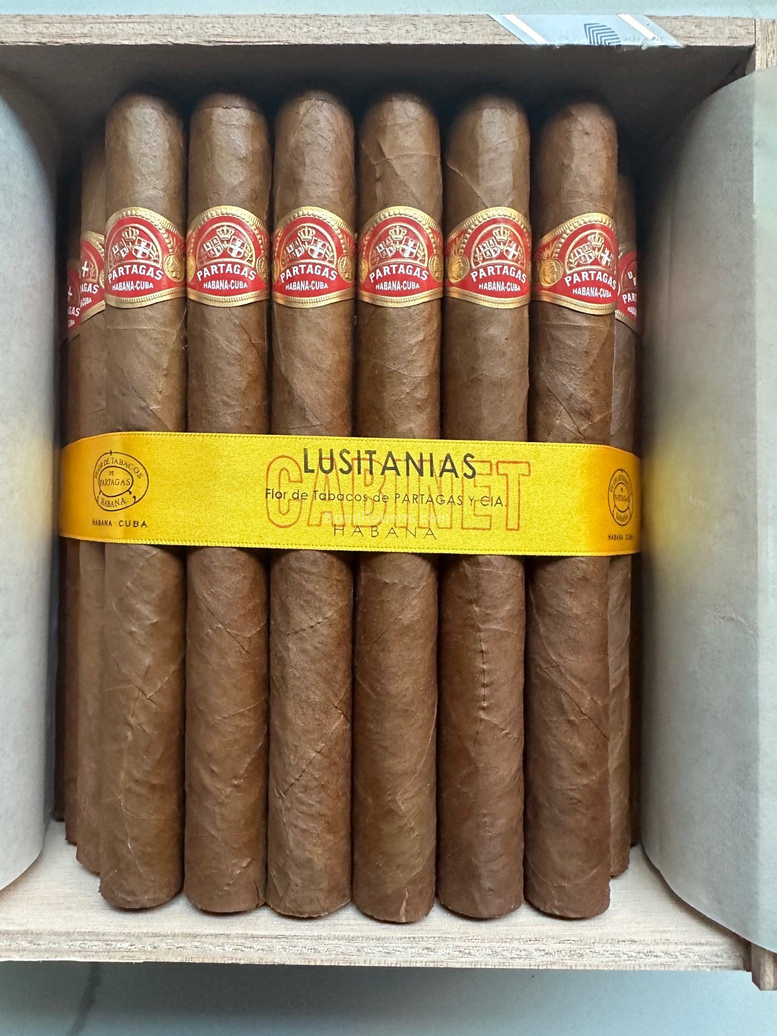 Partagás Lusitanias 2021 Slide Lid Box of 50 cigars 14978