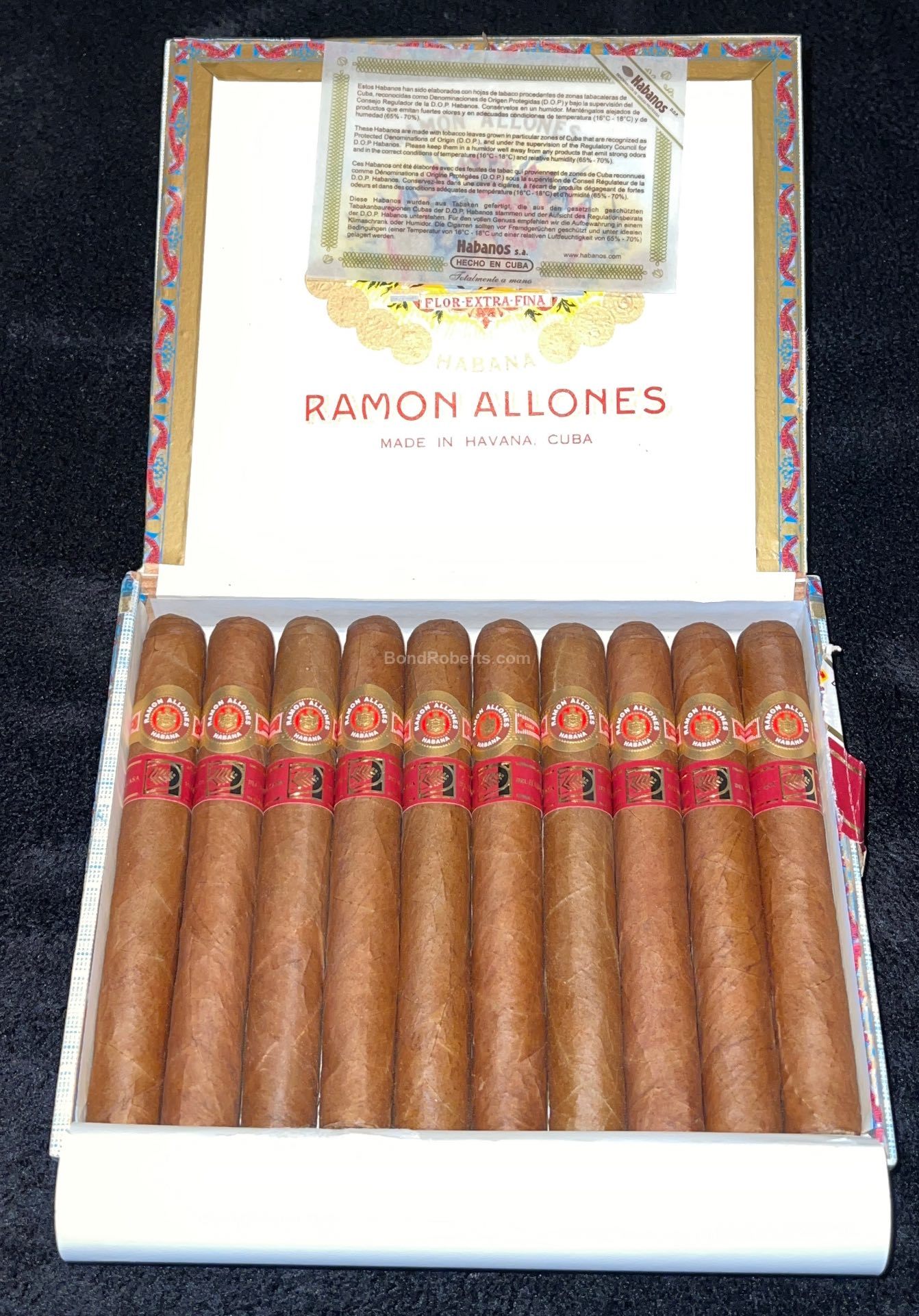 Ramón Allones Allones Superiores LCDH Exclusivo 2012 Dress Box of 10 ...