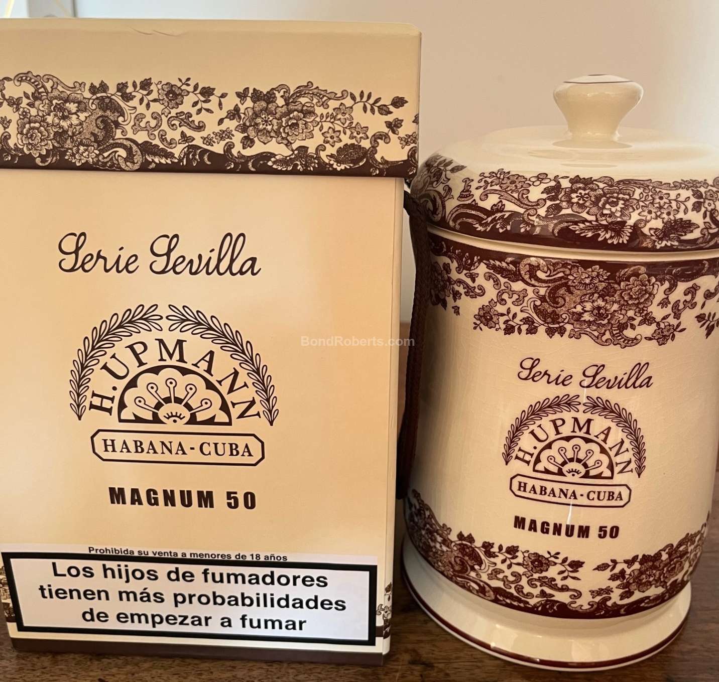 H. Upmann Magnum 50 Serie Sevilla Jar 2018 Numbered Ceramic Jar of 21 ...