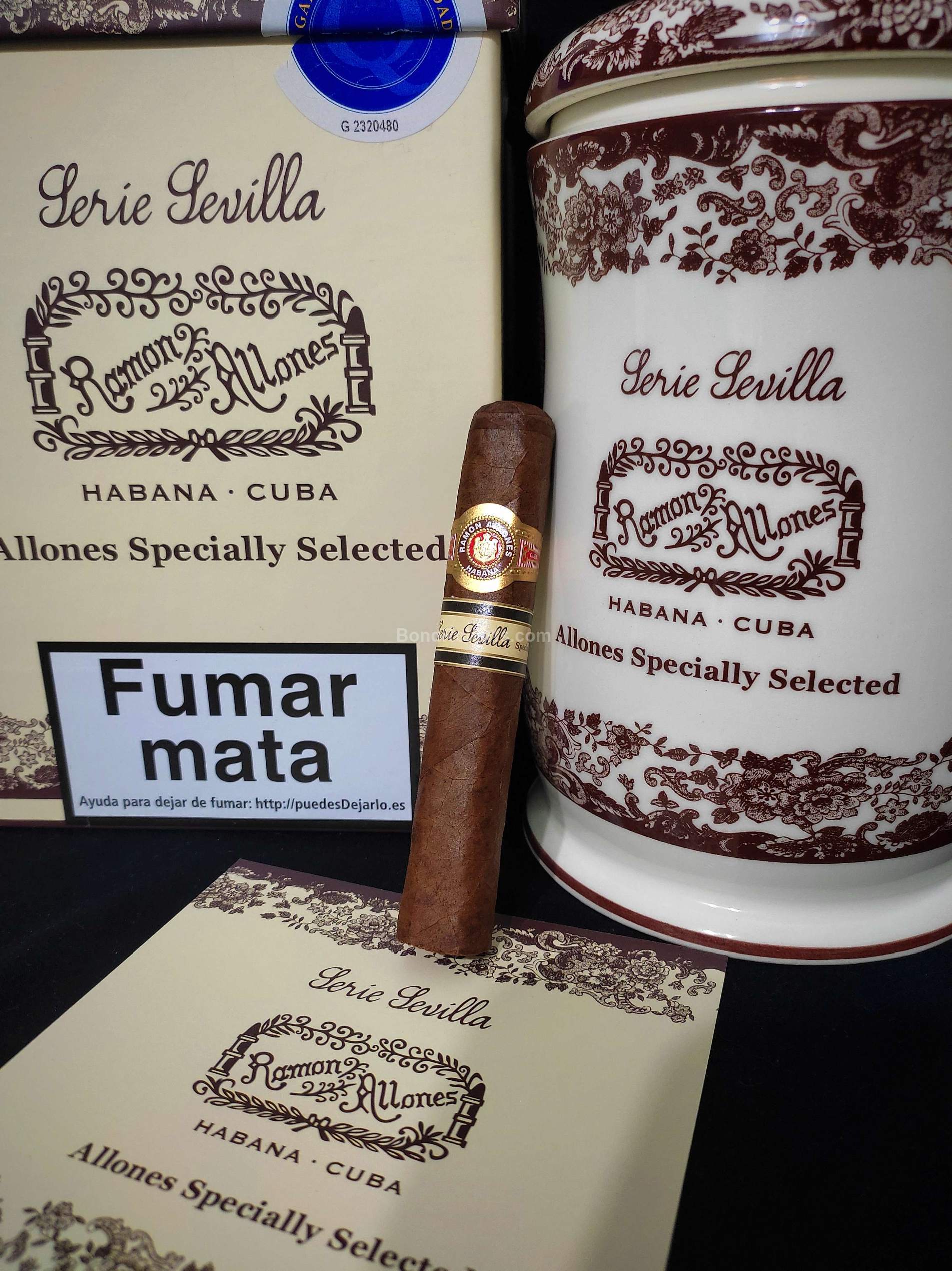 Ramón Allones Specially Selected Serie Sevilla Jar 2021 Ceramic Jar of ...