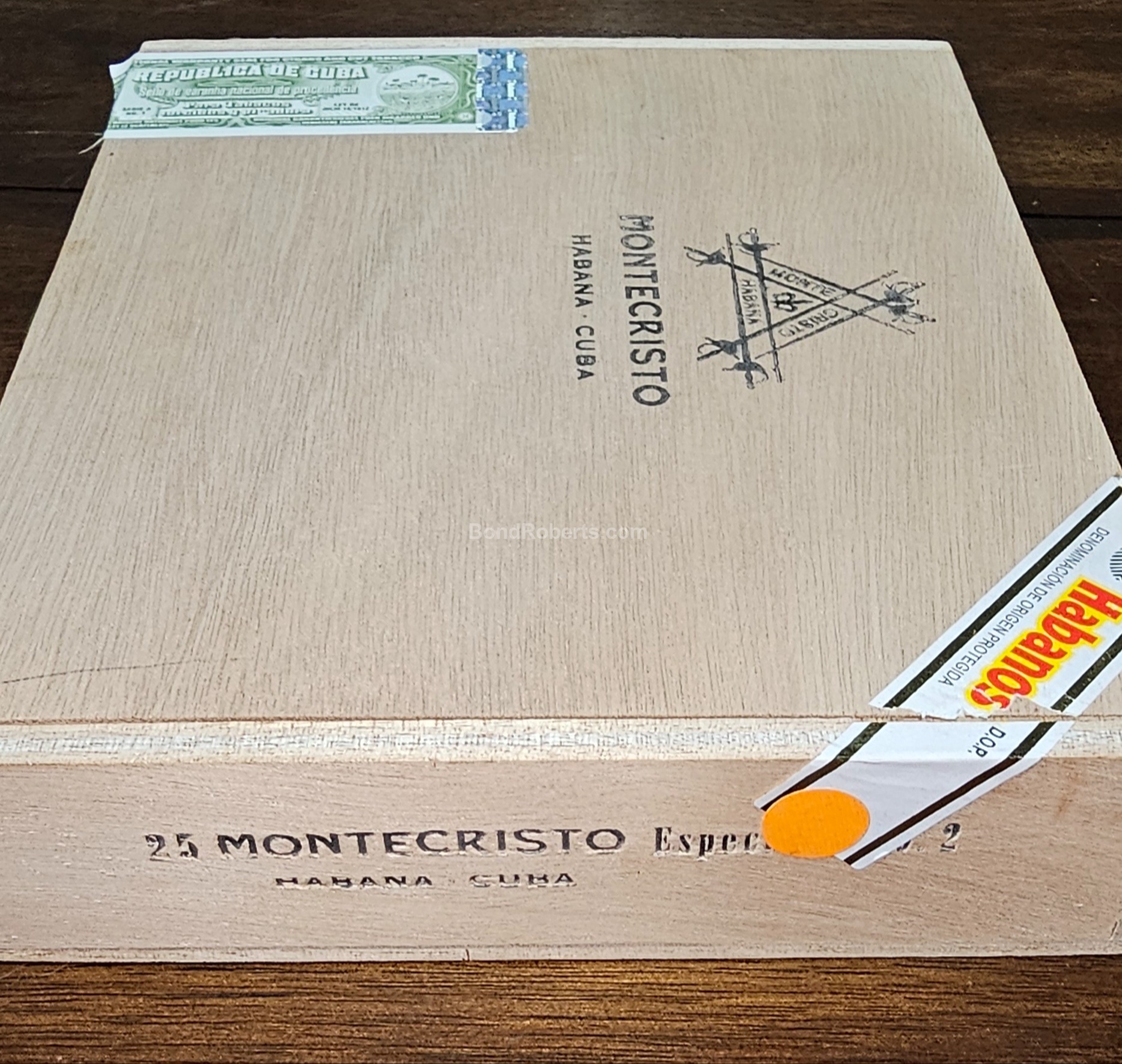 Montecristo Montecristo Especiales No.2 2018 Semi Boite Nature Box of 25 cigars 26117