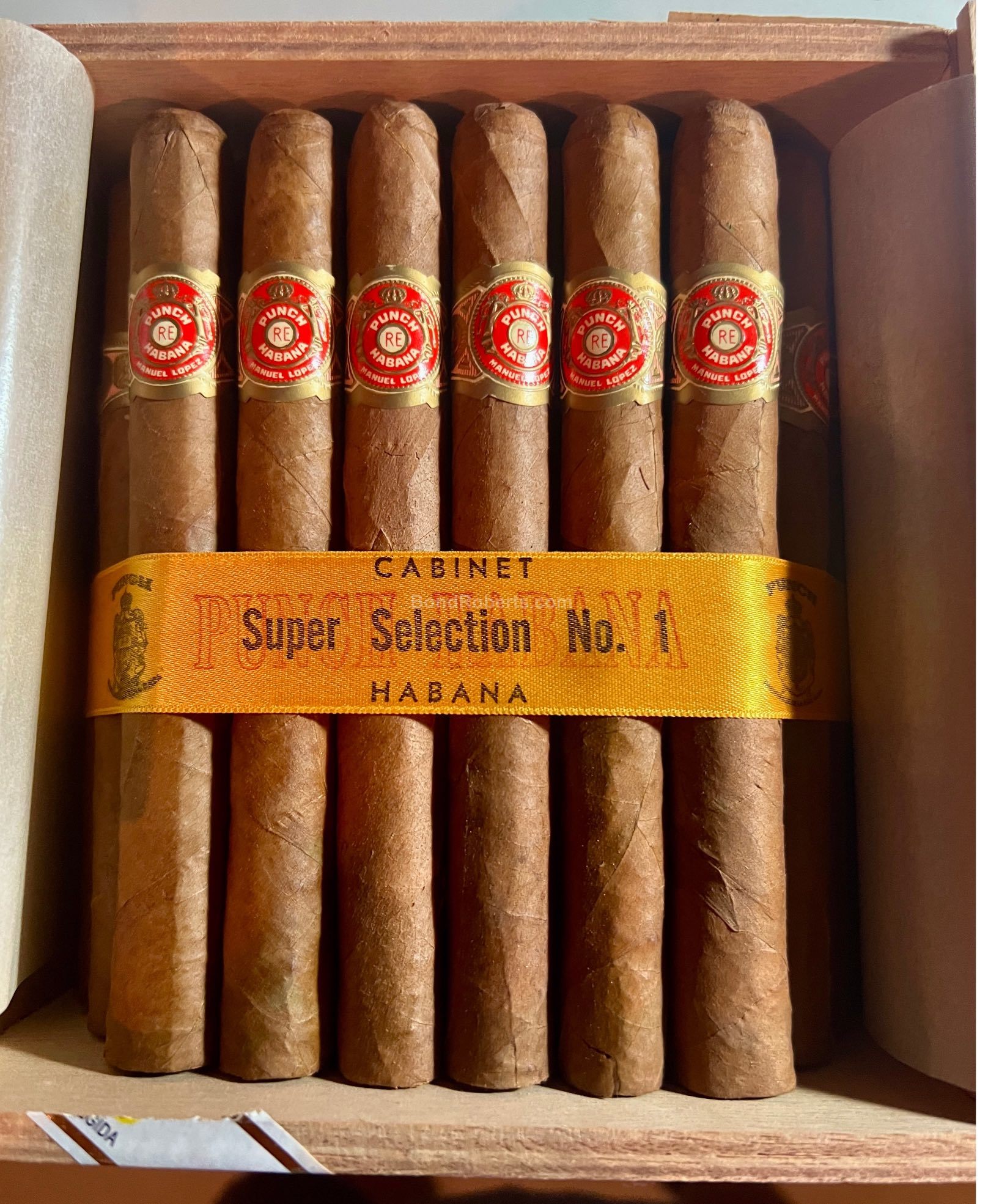 Punch Super Selection No.1 2008 Slide Lid Box of 50 cigars 8818