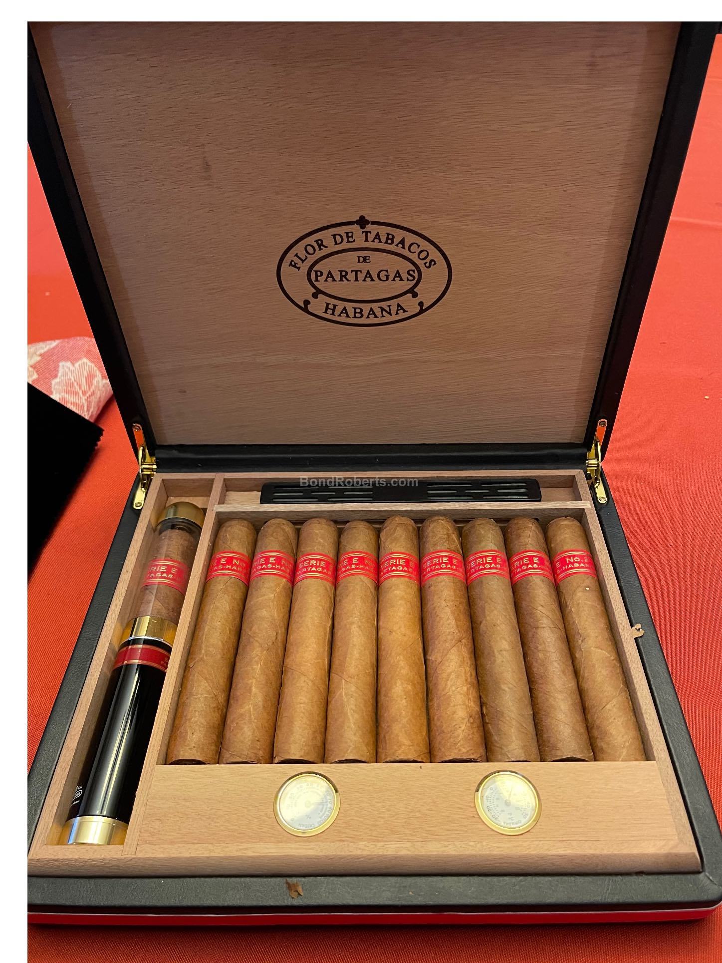 Partagás Serie E No 2 Travel Humidor 2015 Leather-bound Travel Humidor ...