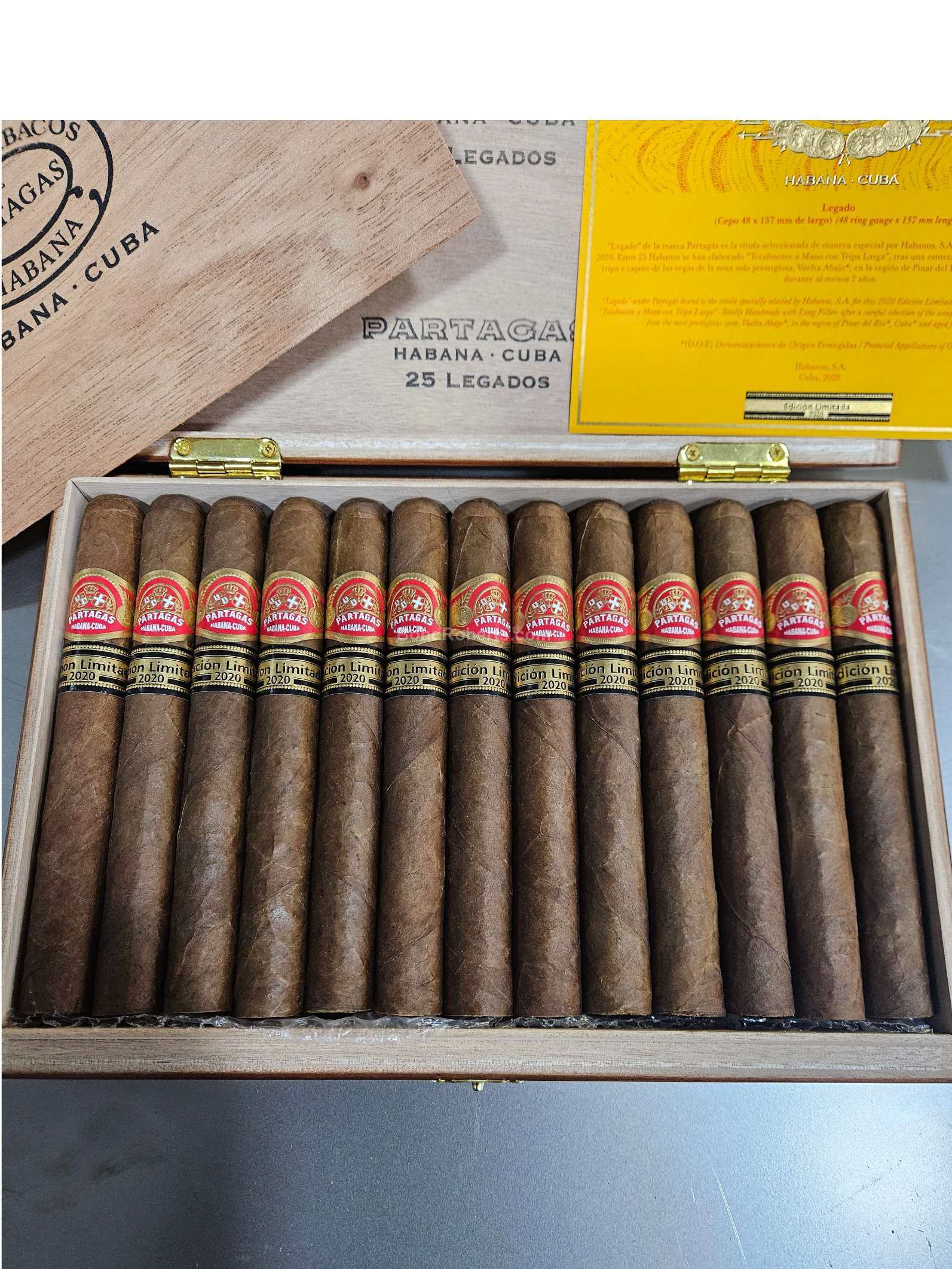 Partagás Legado Edición Limitada 2020 Luxury box of 25 cigars 21450