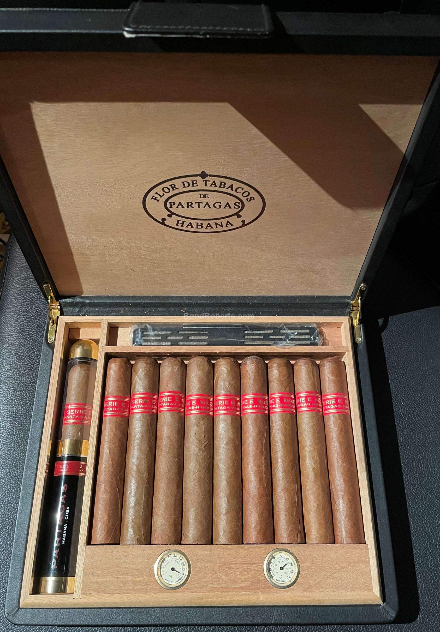 Partagás Serie E No 2 Travel Humidor 2016 Leather-bound Travel Humidor ...