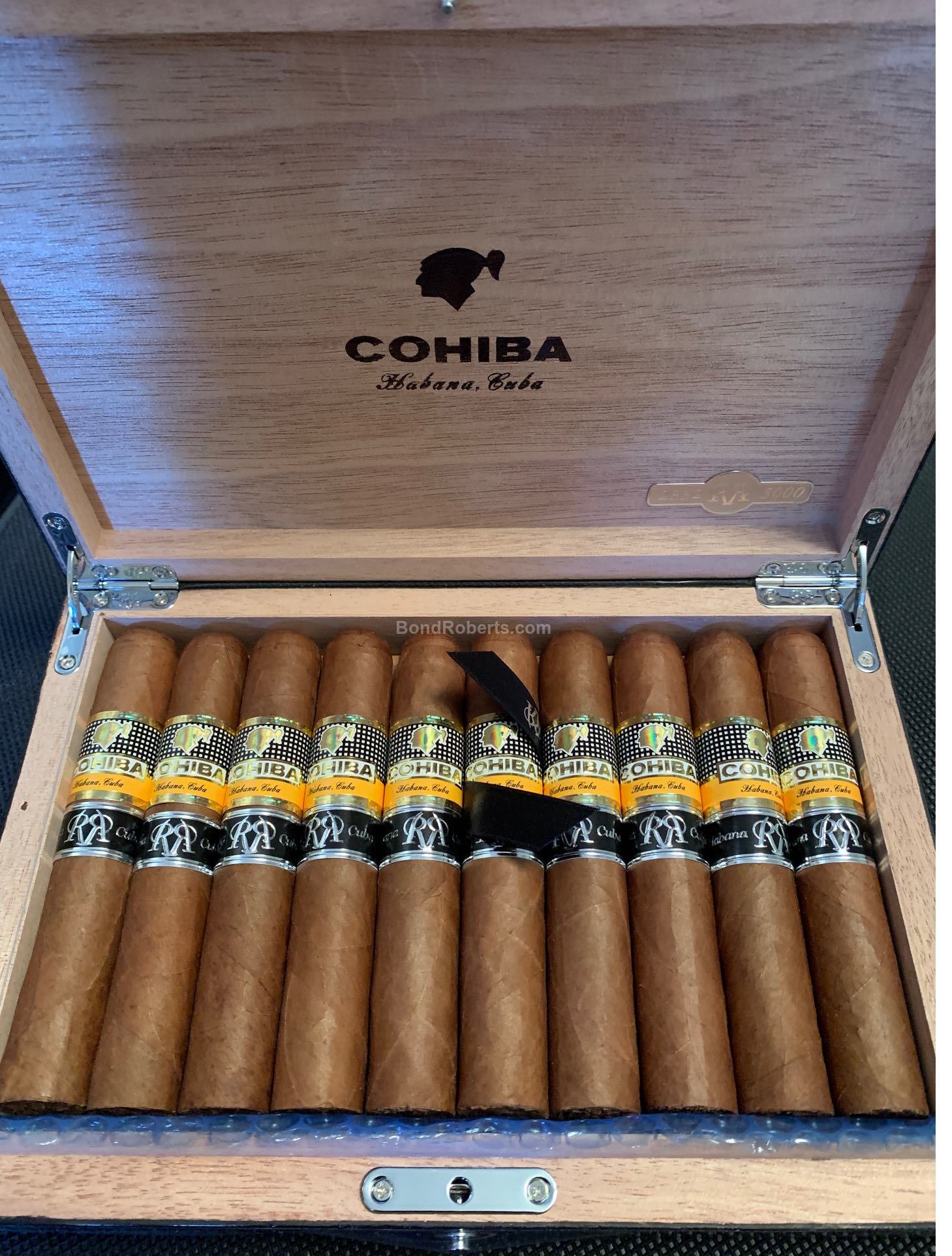 Cohiba Robustos Reserva Cosecha 2020 Black lacquered Boîte Nature Box ...