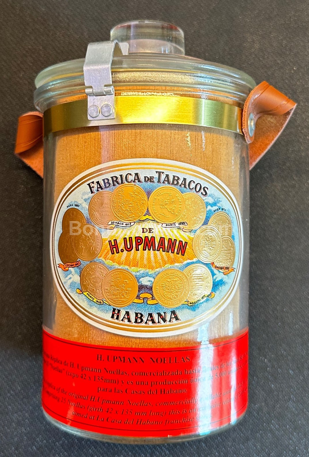H. Upmann Noellas LCDH Exclusivo Glass Jar 2015 Glass Jar of 25 cigars ...