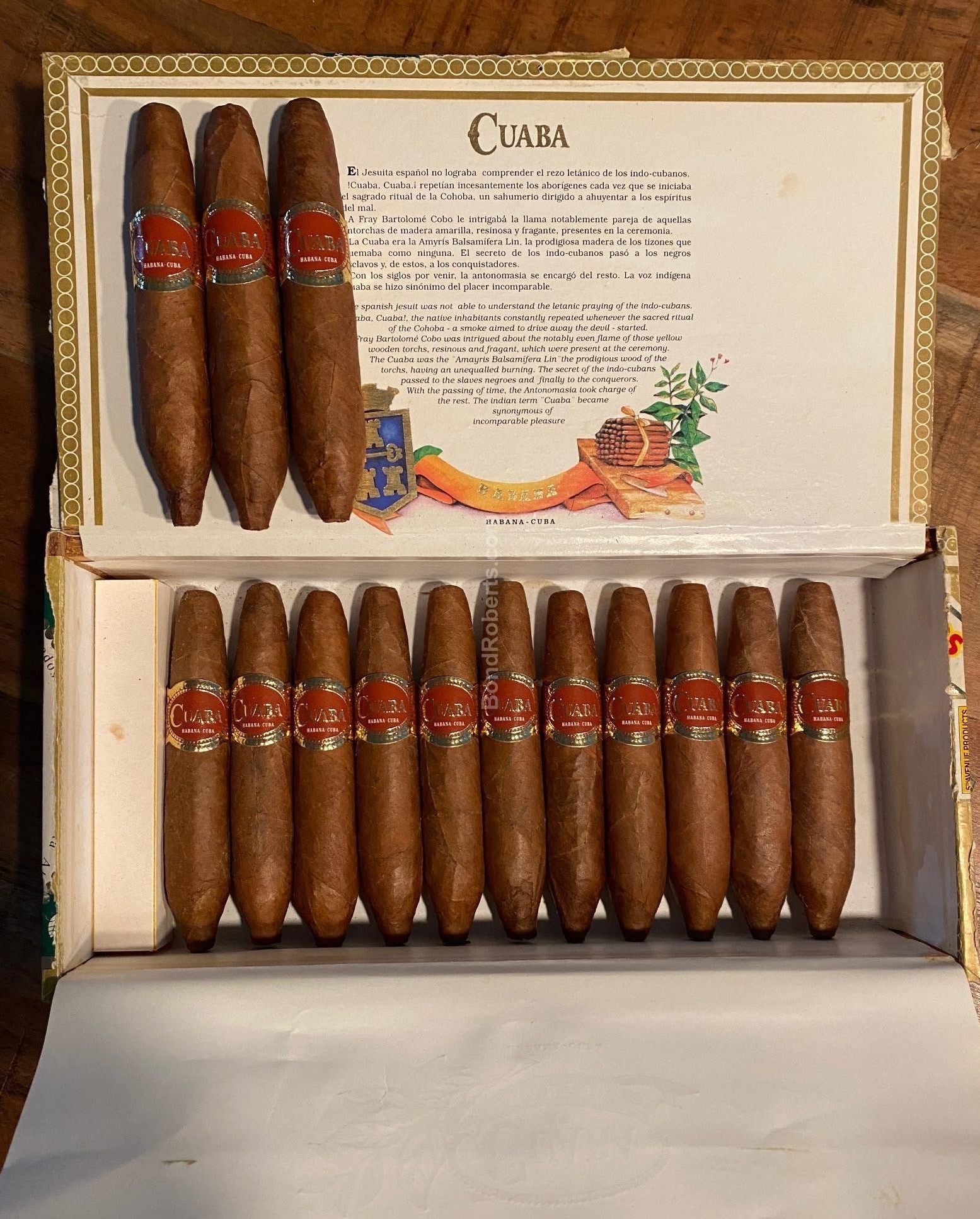 Cuaba Divinos 2007 Dress Box of 25 cigars 7568
