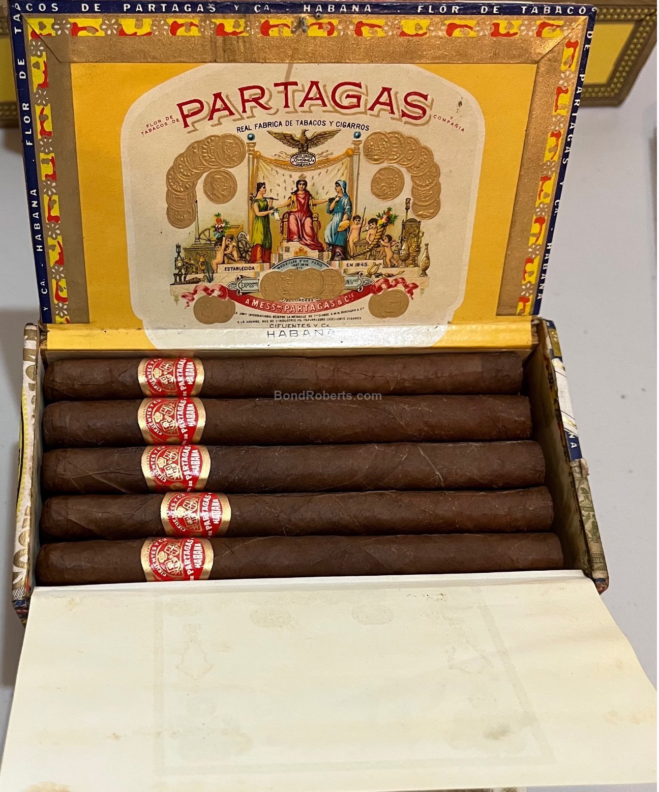 Partagás Charlottes 1998 Dress Box of 25 cigars 14355