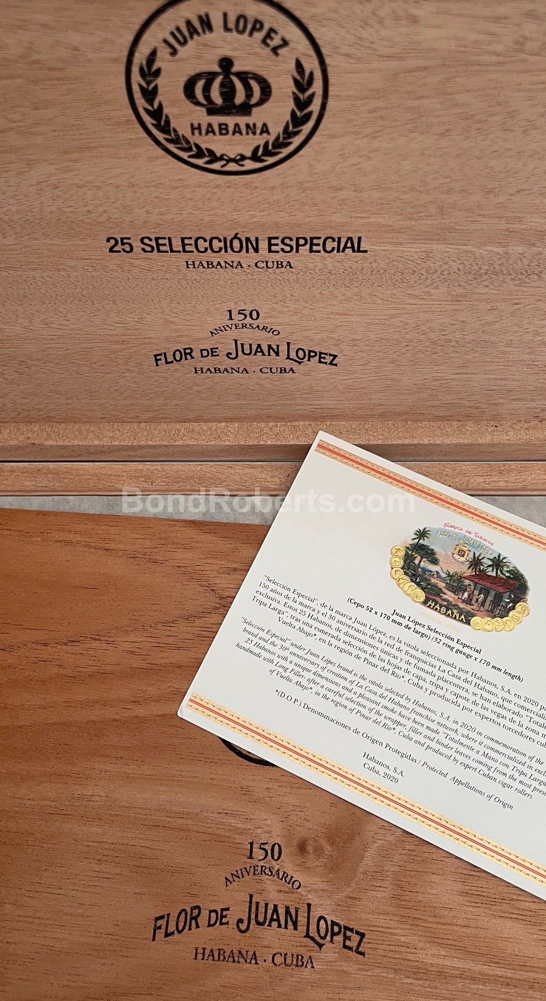 Juan López Selección Especial LCDH Exclusivo 2022 Luxury boîte nature ...