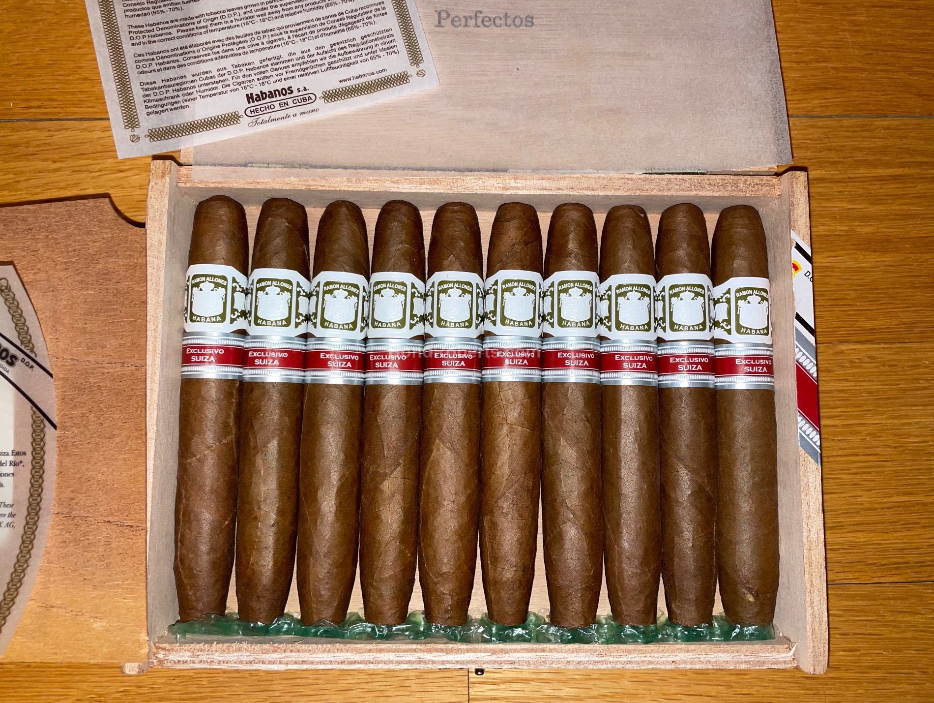 Ramón Allones Perfectos Edición Regional Suiza 2014 Semi Boite Nature ...