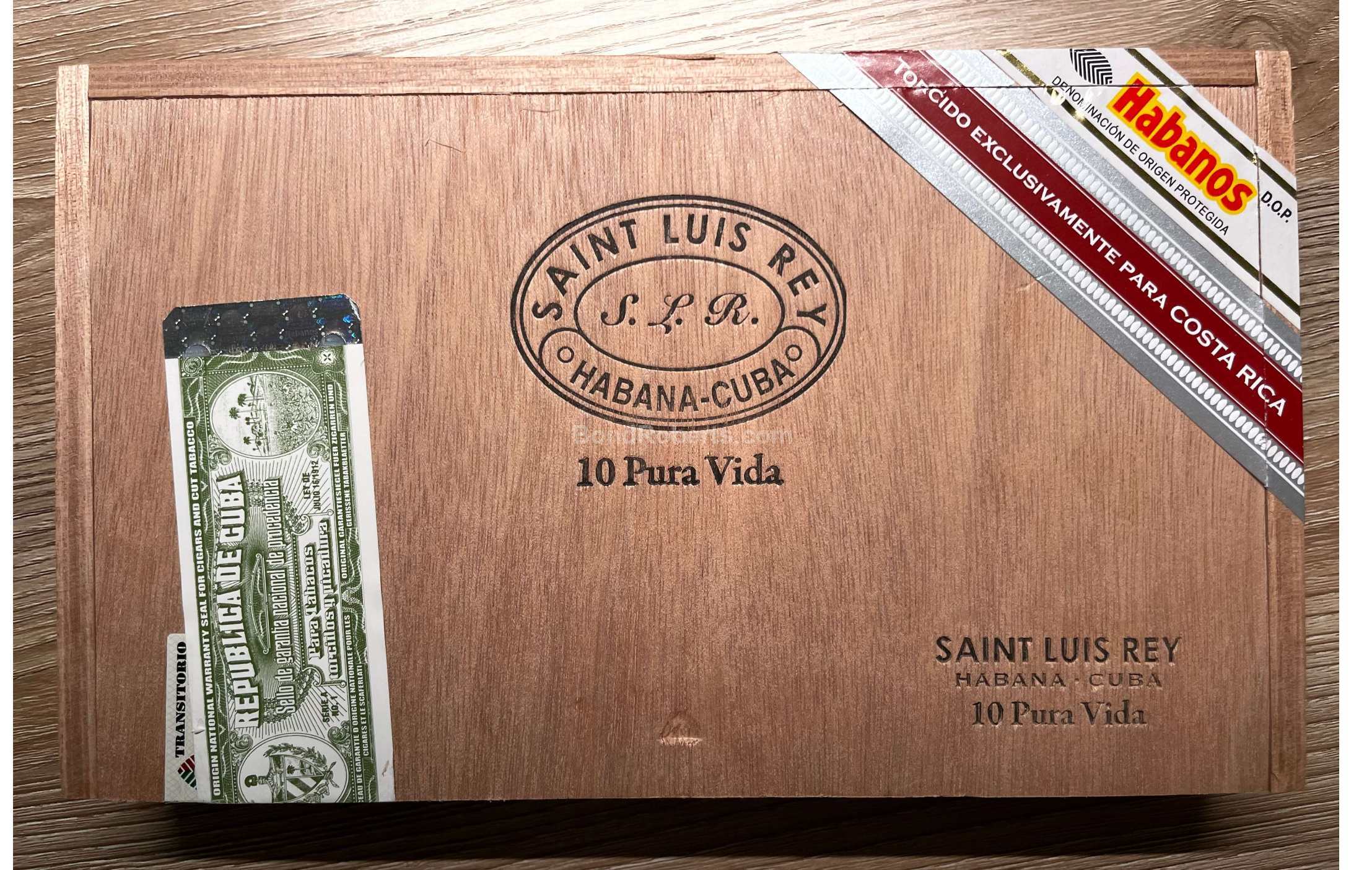 Saint Luis Rey Pura Vida Edición Regional Costa Rica 2021 Numbered ...