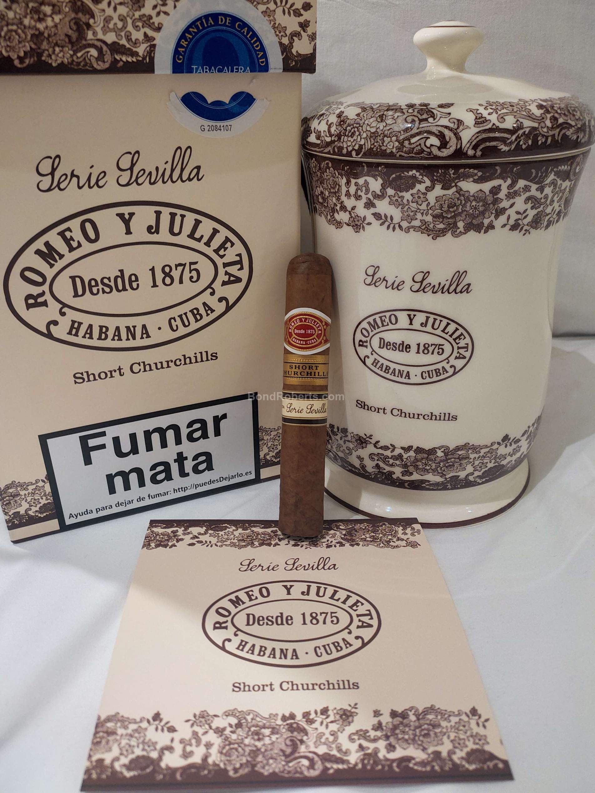 Romeo y Julieta Short Churchills Serie Sevilla Jar 2020 Ceramic Jar of ...