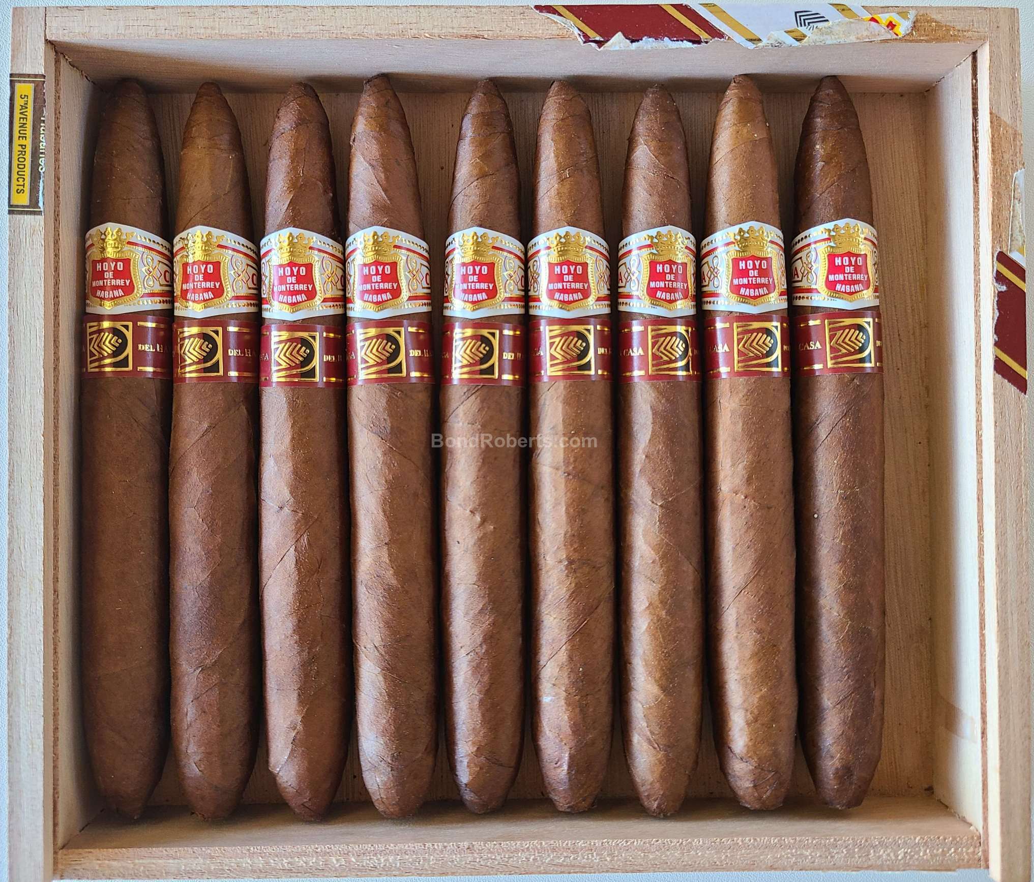 Hoyo de Monterrey Elegantes LCDH Exclusivo 2019 Dress Box of 10 cigars ...